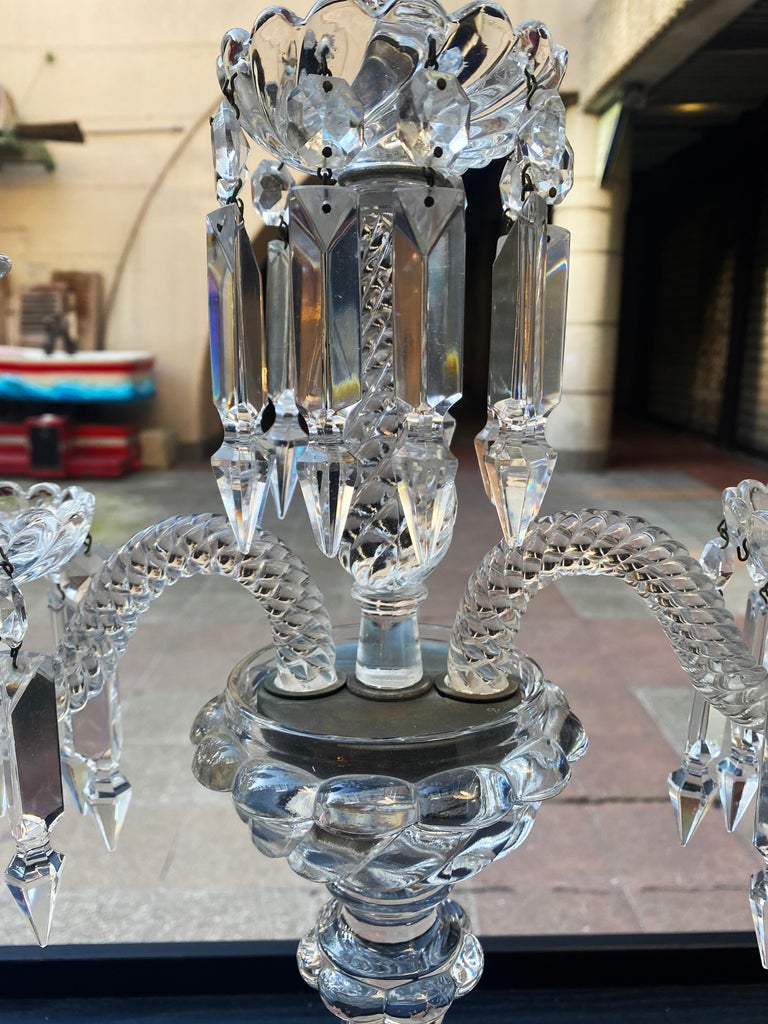Baccarat Crystal Candlestick For Sale at 1stDibs