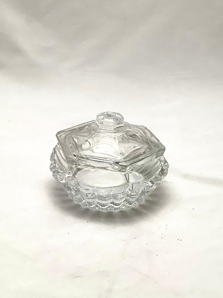 Baccarat Crystal Covered Dish, 20th Century For Sale at 1stDibs