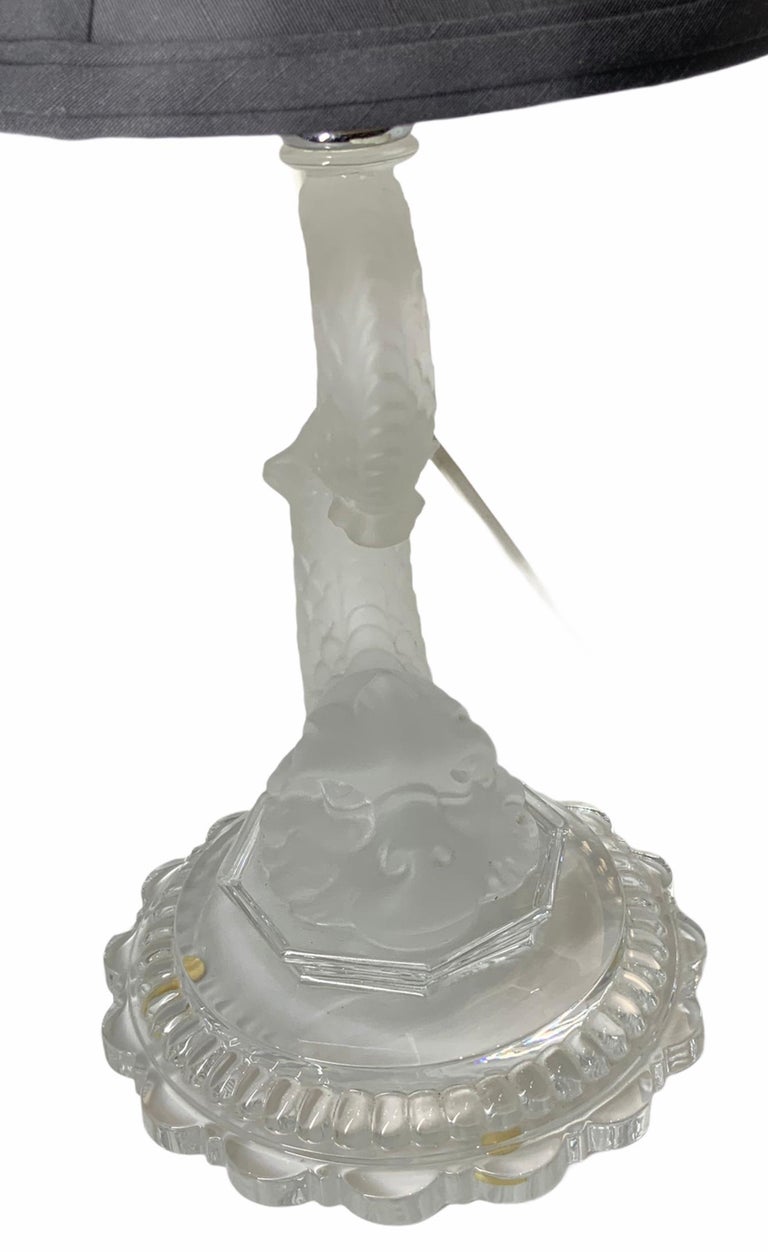Baccarat Dolphin Table Lamp at 1stDibs | dolphin floor lamp