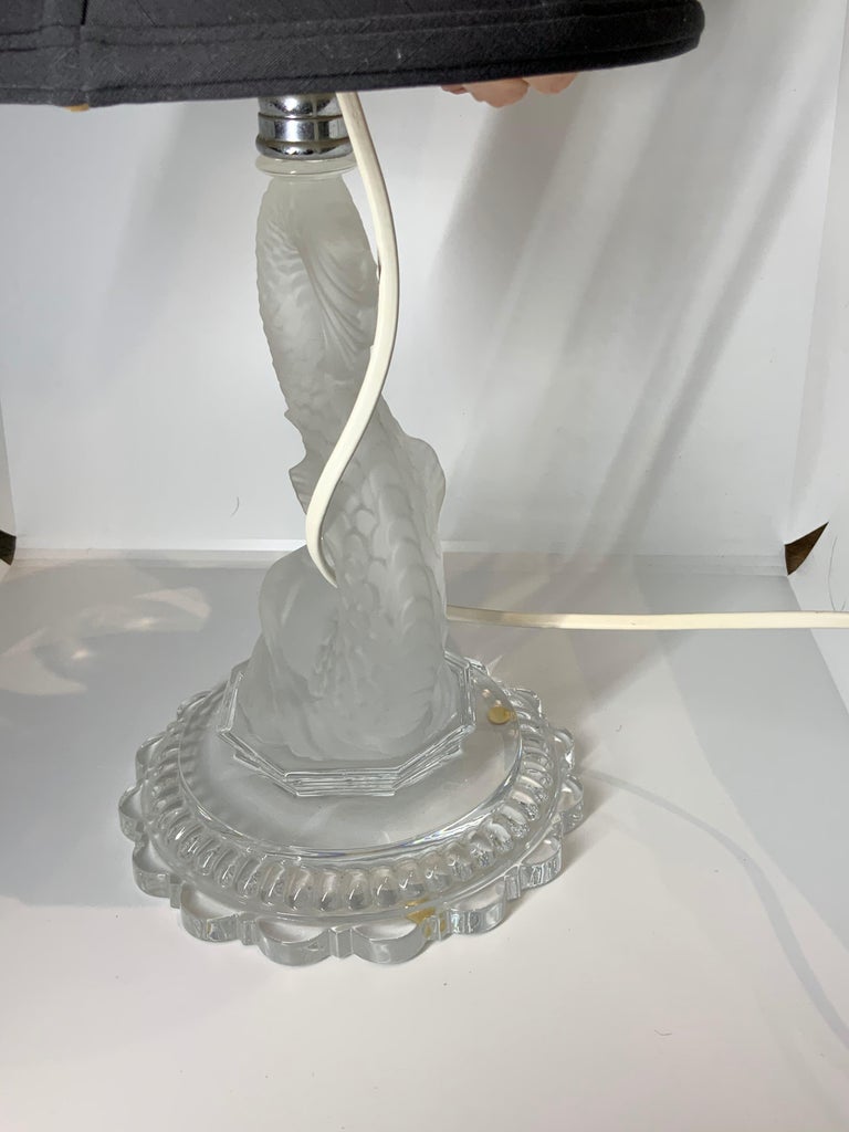 Baccarat Dolphin Table Lamp at 1stDibs | dolphin floor lamp