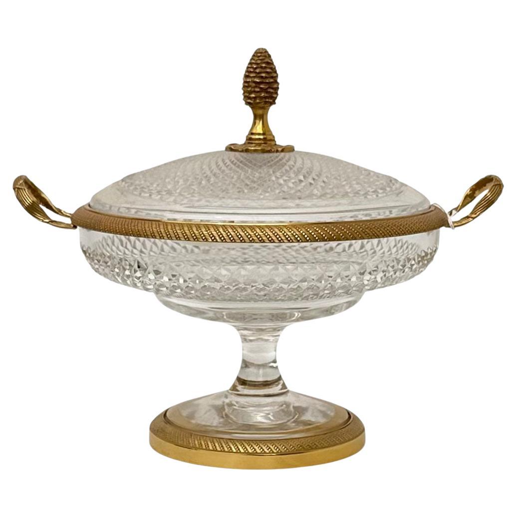 Baccarat Lidded Compote For Sale at 1stDibs
