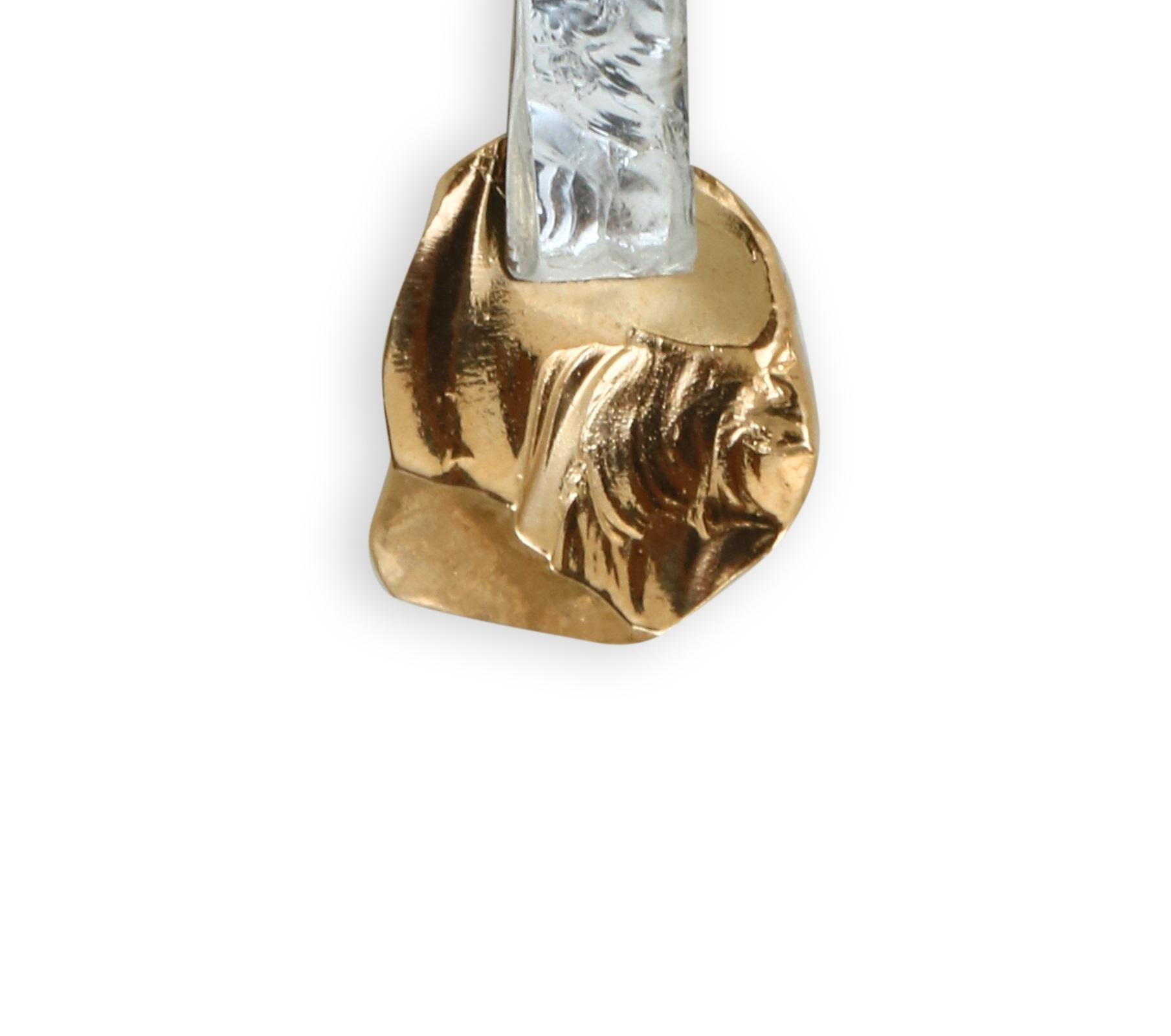 Back To Basics 6 Hand-Sculpted Necklace in Gold-Plated Bronze by Marion ...