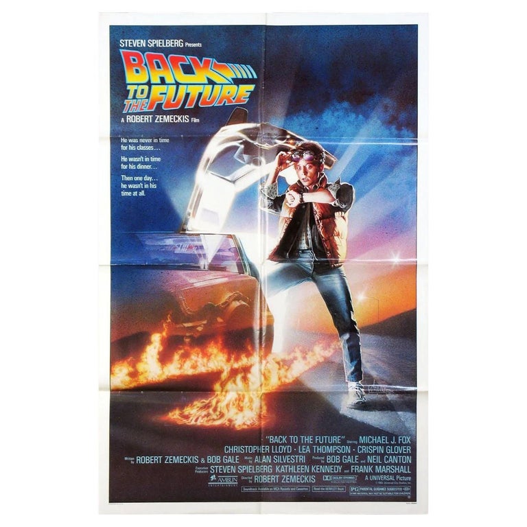 Back To The Future, Unframed Poster, 1985 For Sale at 1stDibs