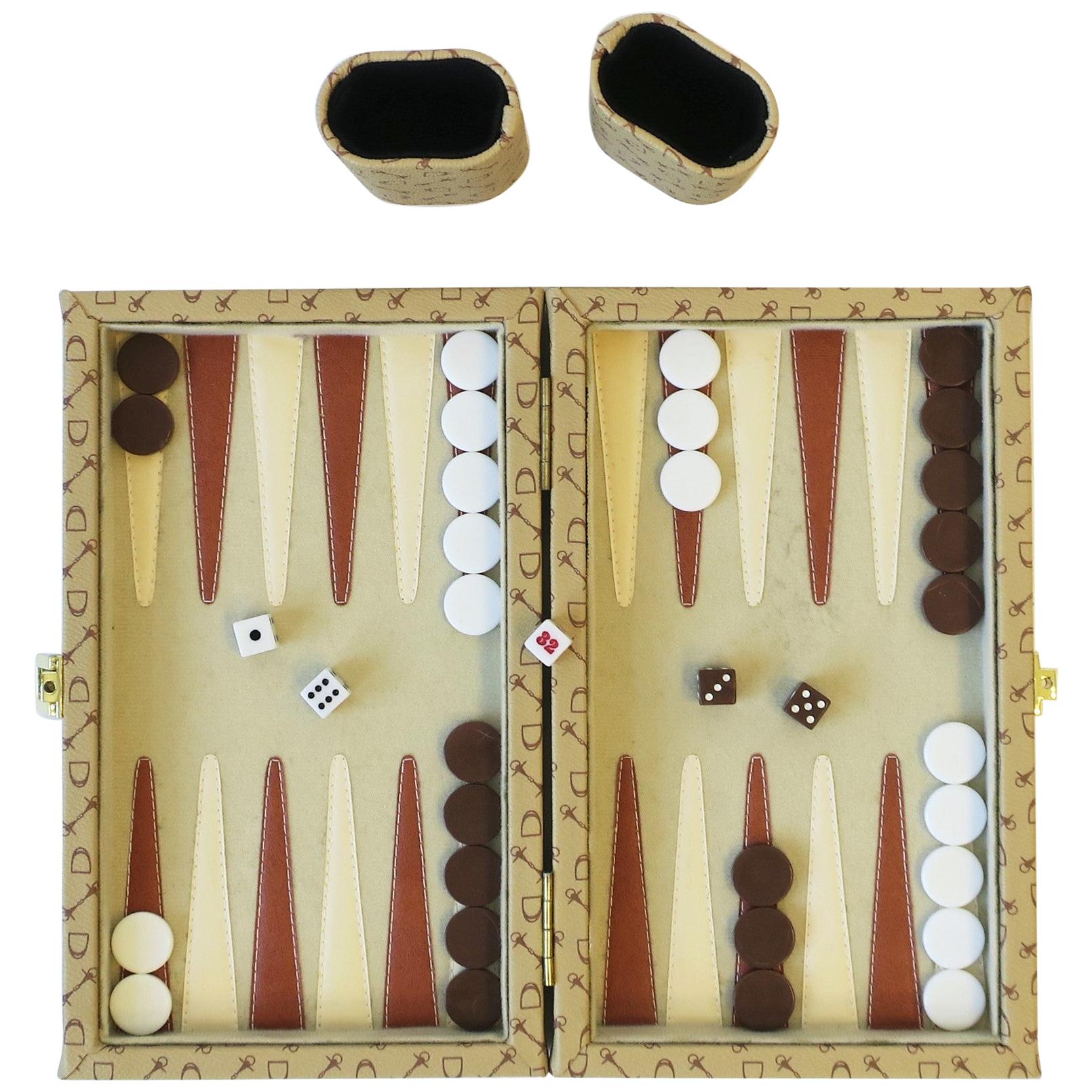 Backgammon Game Set Travel Size at 1stDibs