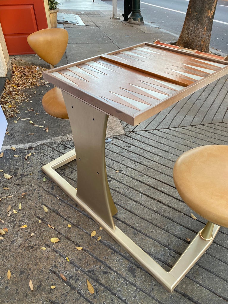 Backgammon Table and Chairs at 1stDibs | backgammon table and chairs