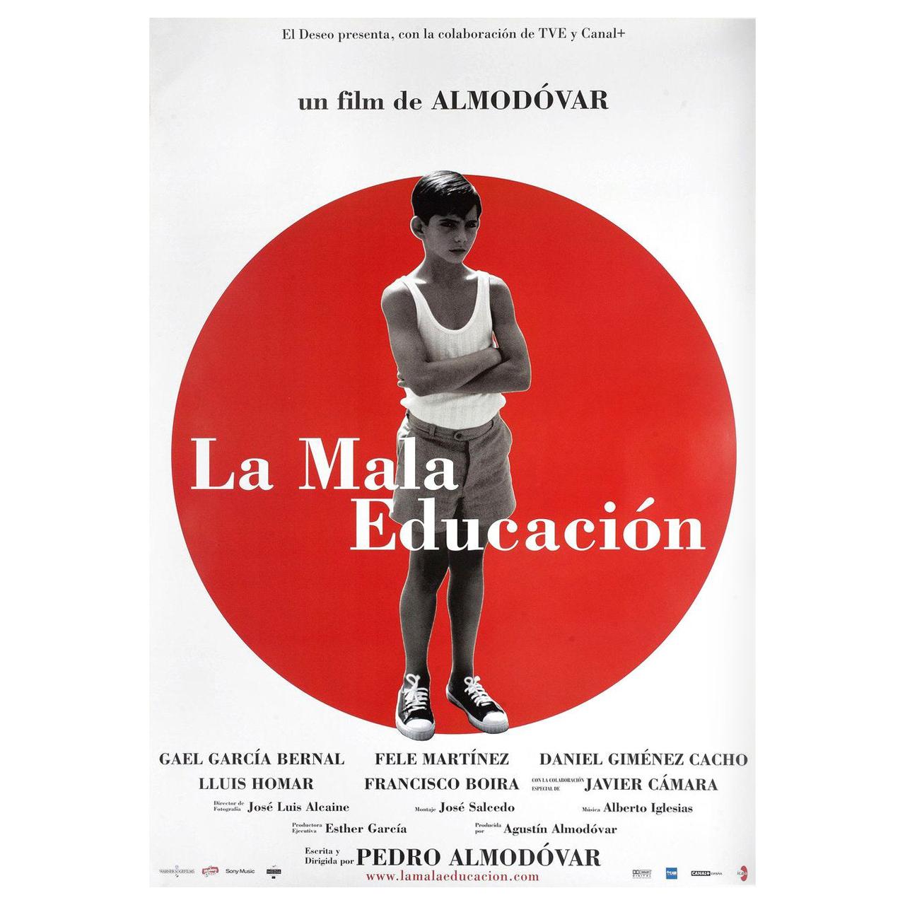 "Bad Education" 2004 Spanish B1 Film Poster For Sale at 1stDibs