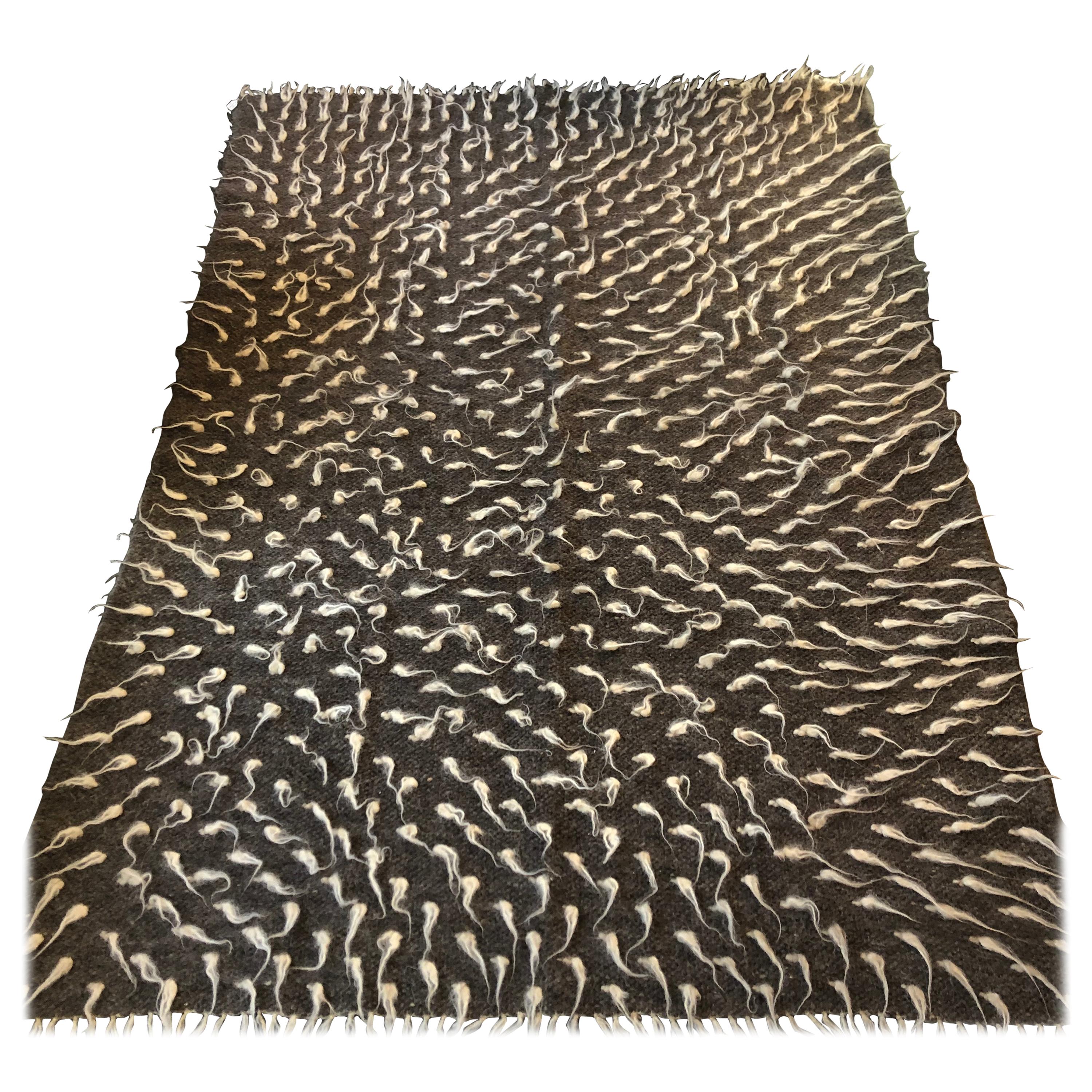 "Bagnoli " Grey and White Wool Runner by Le Lampade For Sale at 1stDibs ...