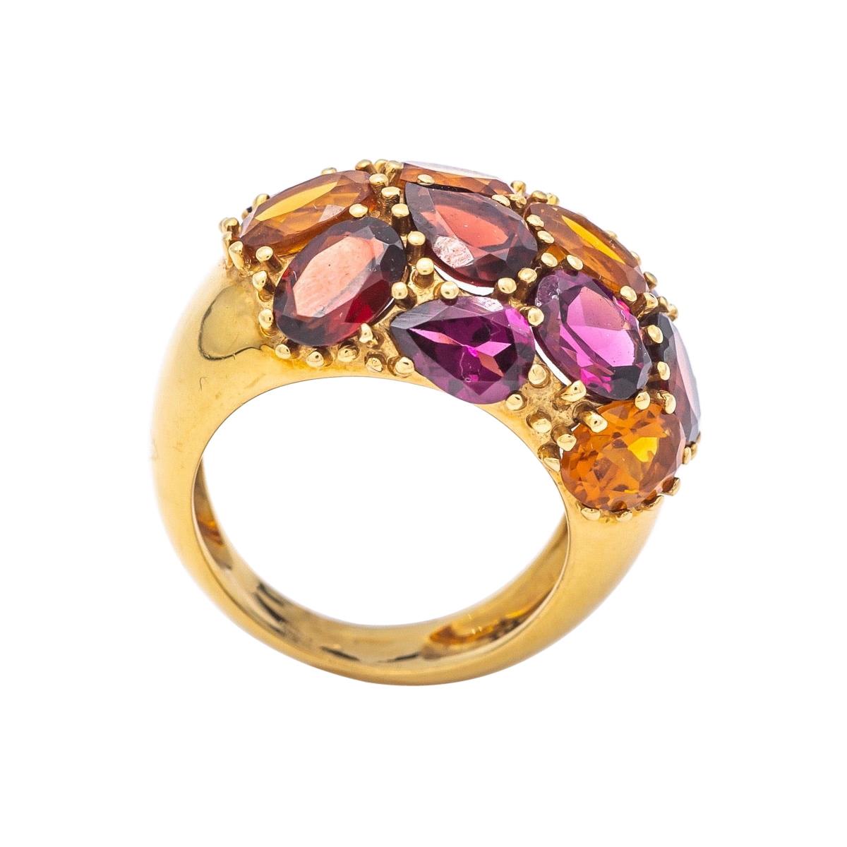 Miriam Haskell Dome Cocktail Ring at 1stDibs | miriam haskell ring