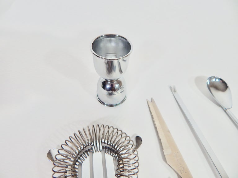 Bakelite Bar Utensil Set of 7 Piece, 1950s at 1stDibs | bakelite bar set