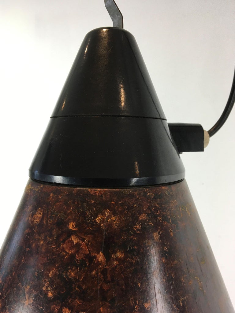 Bakelite Industrial Pendant Light, Germany, 1960s For Sale at 1stDibs