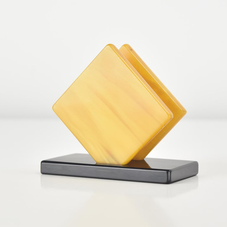 Bakelite Letter Napkin Stand Holder Art Deco Bauhaus Era Cubist Barware ...