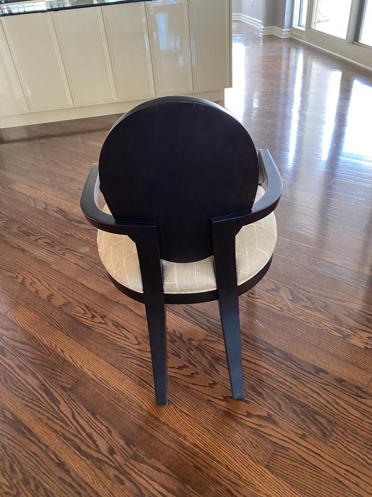 Baker Barbara Barry style Dining Table and 10 Armchairs at 1stDibs