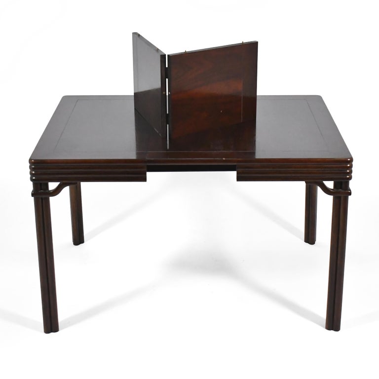 Baker Expanding Game Table For Sale at 1stDibs