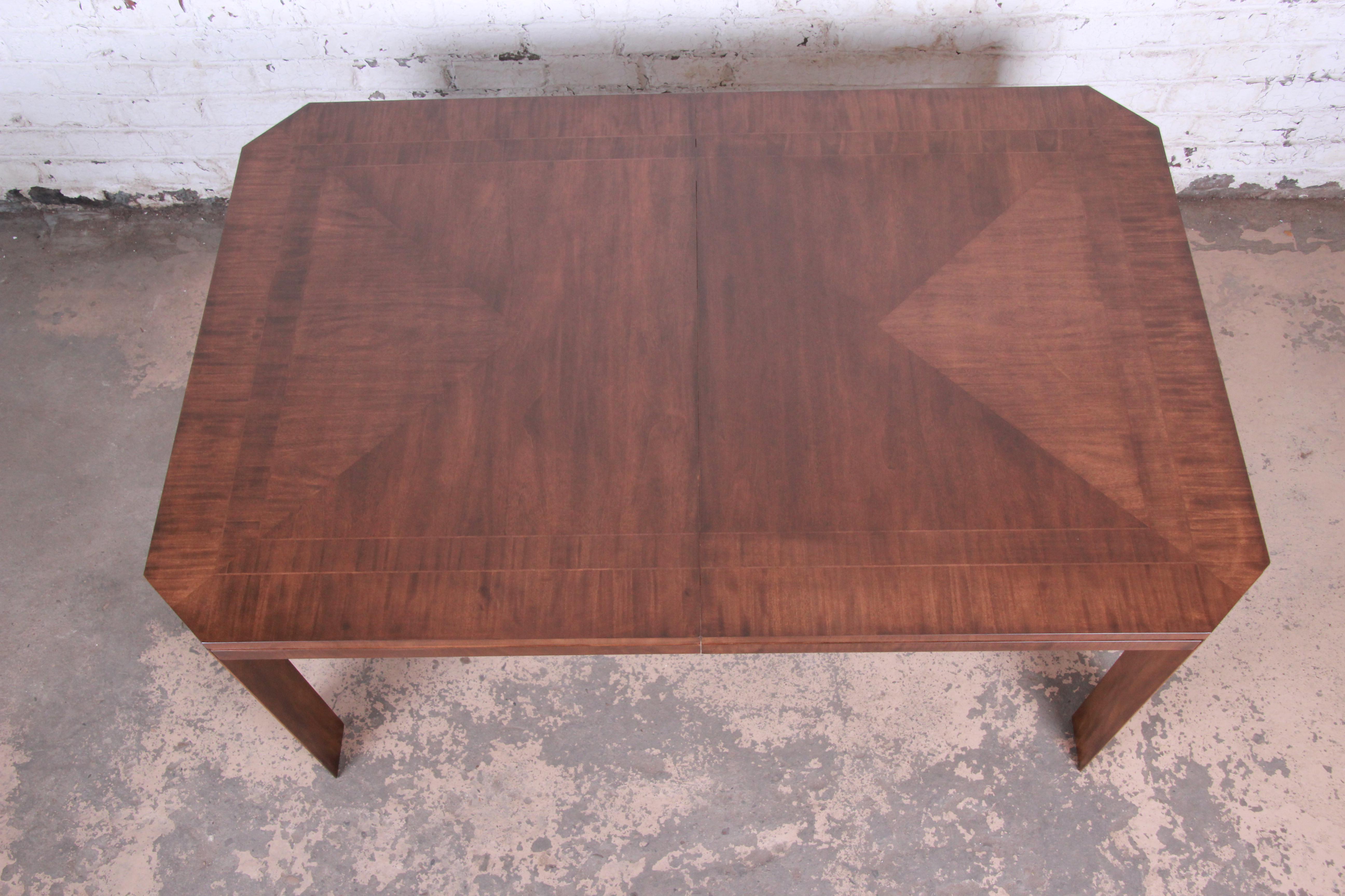 Charles Pfister for Baker Furniture Art Deco Primavera Extension Dining ...