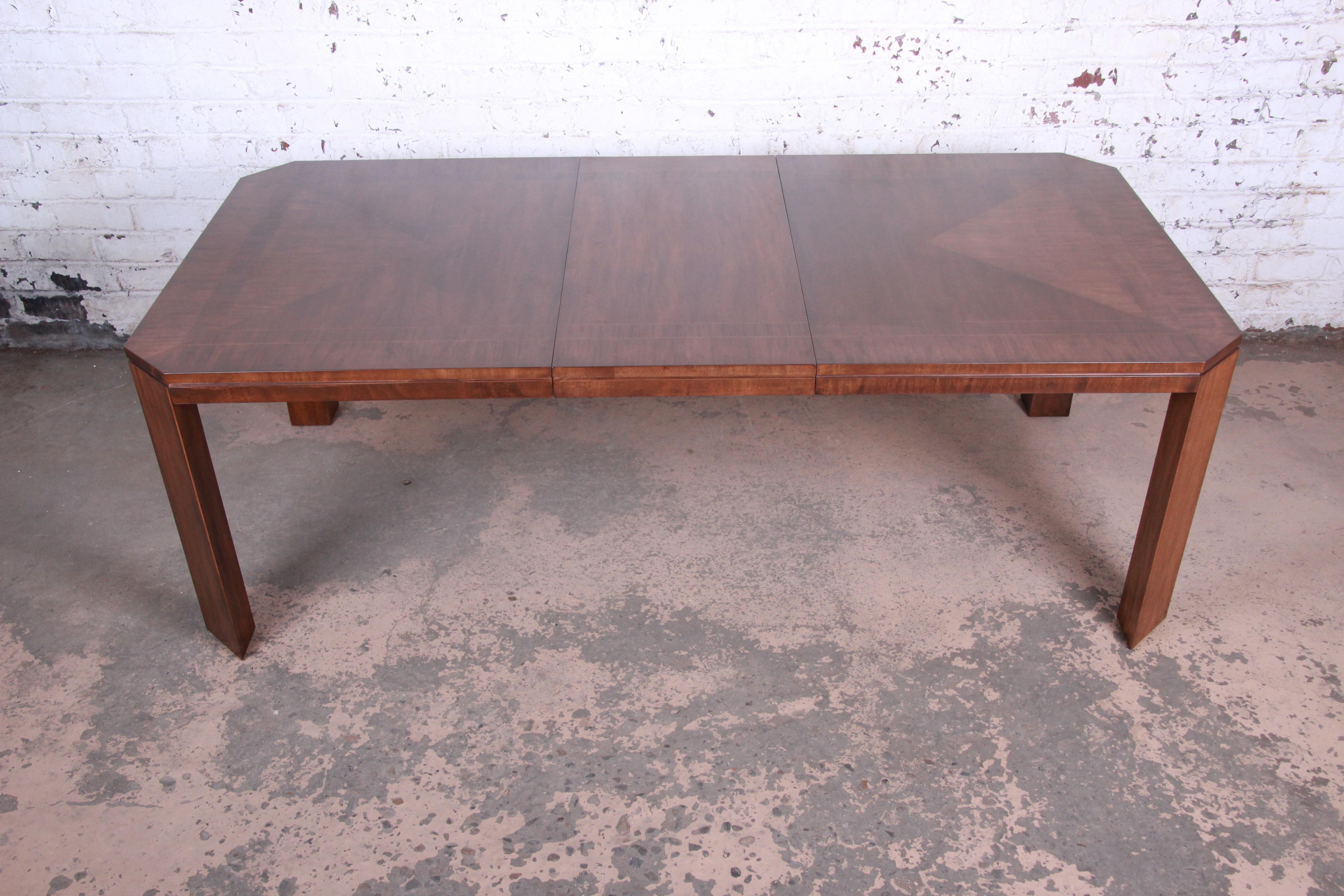 Charles Pfister for Baker Furniture Art Deco Primavera Extension Dining ...