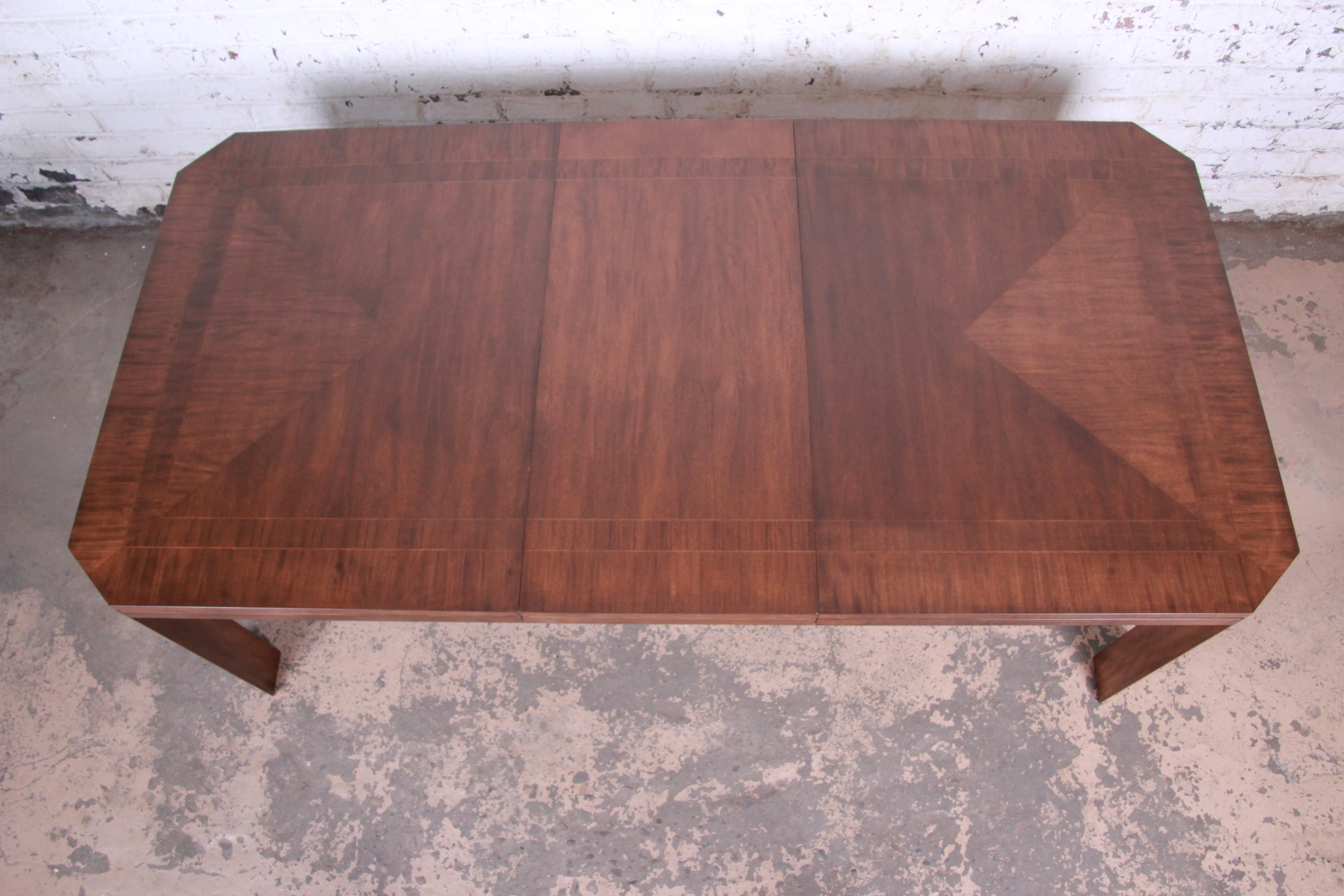 Charles Pfister for Baker Furniture Art Deco Primavera Extension Dining ...