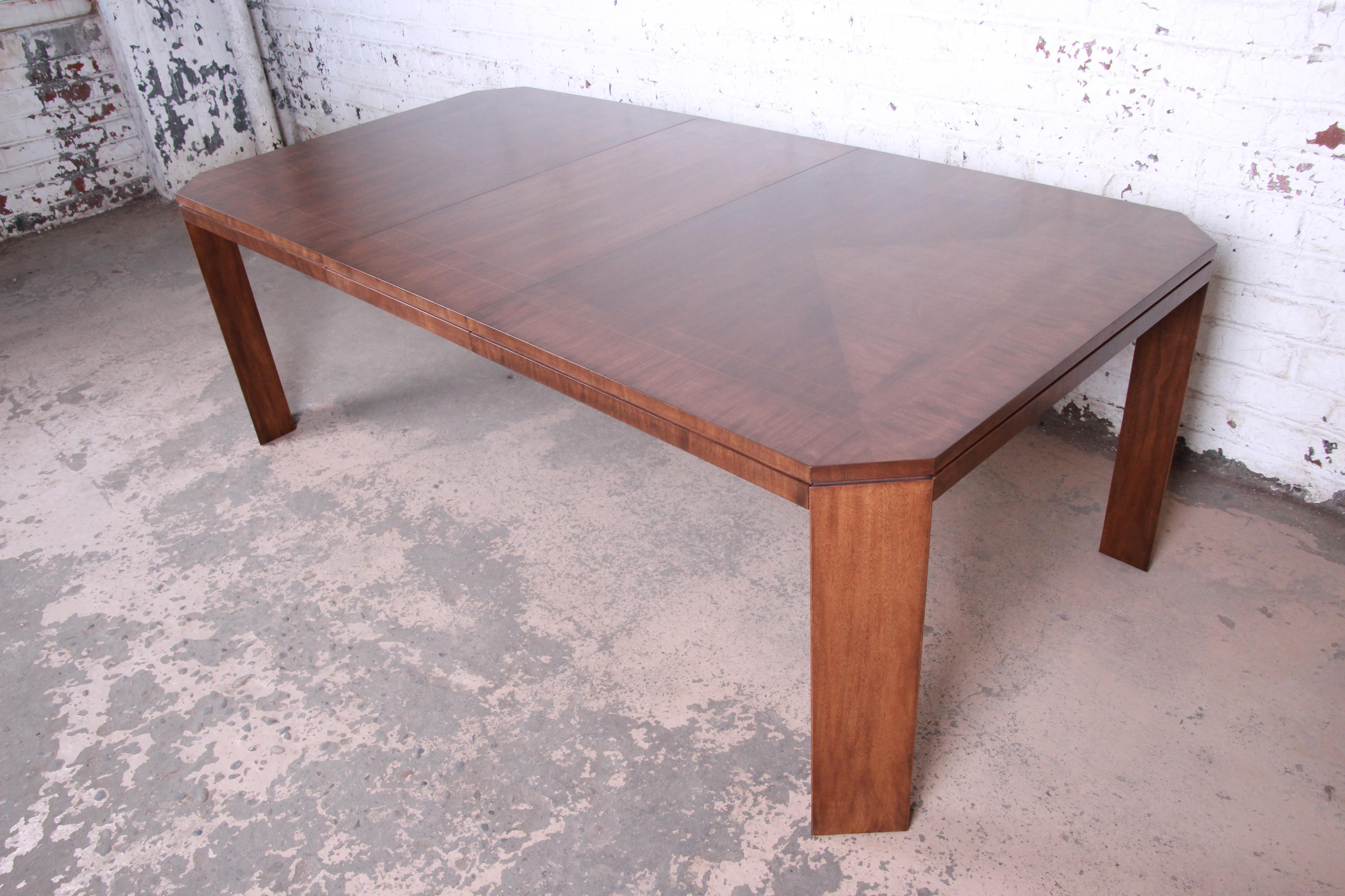 Charles Pfister for Baker Furniture Art Deco Primavera Extension Dining ...