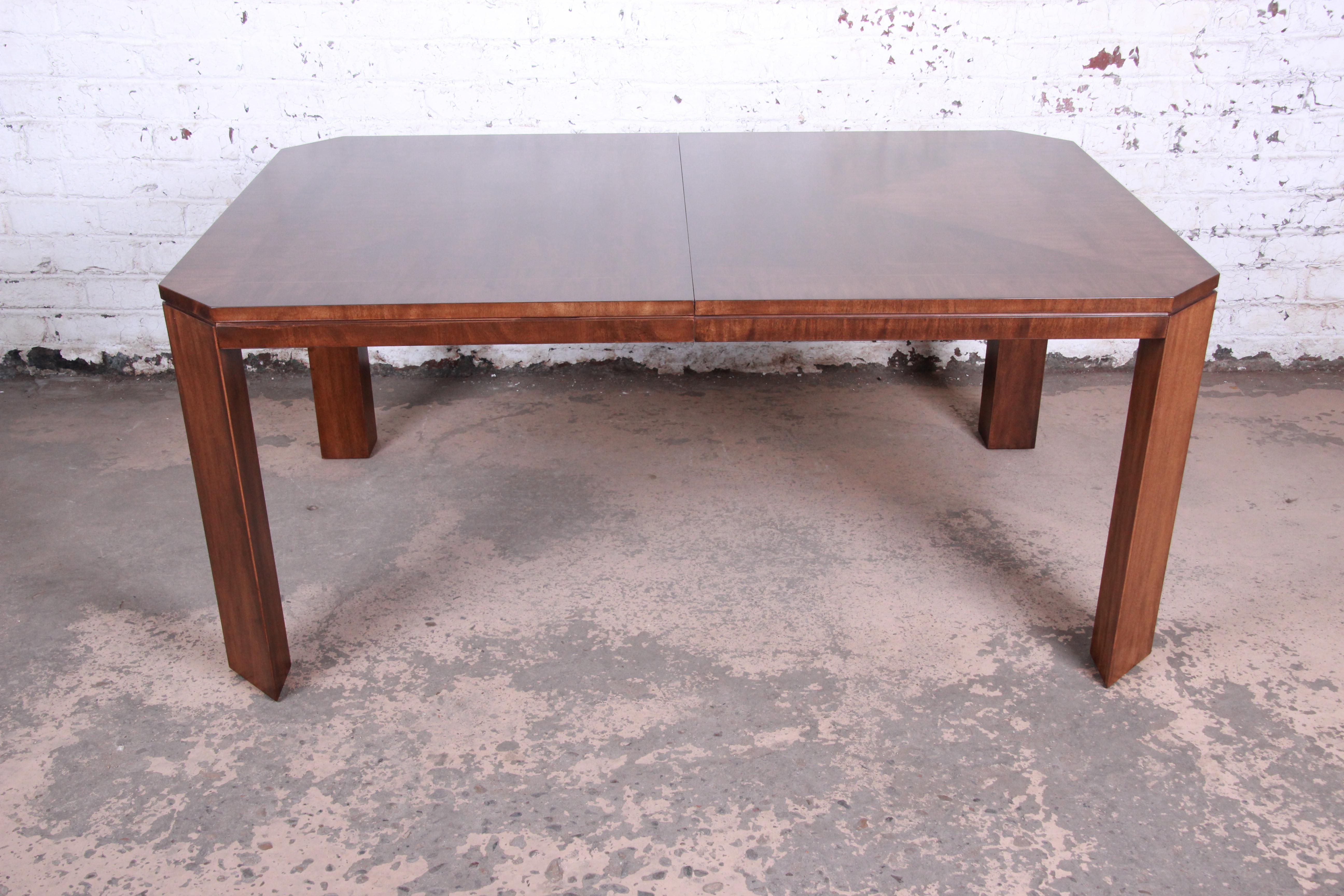 Charles Pfister for Baker Furniture Art Deco Primavera Extension Dining ...