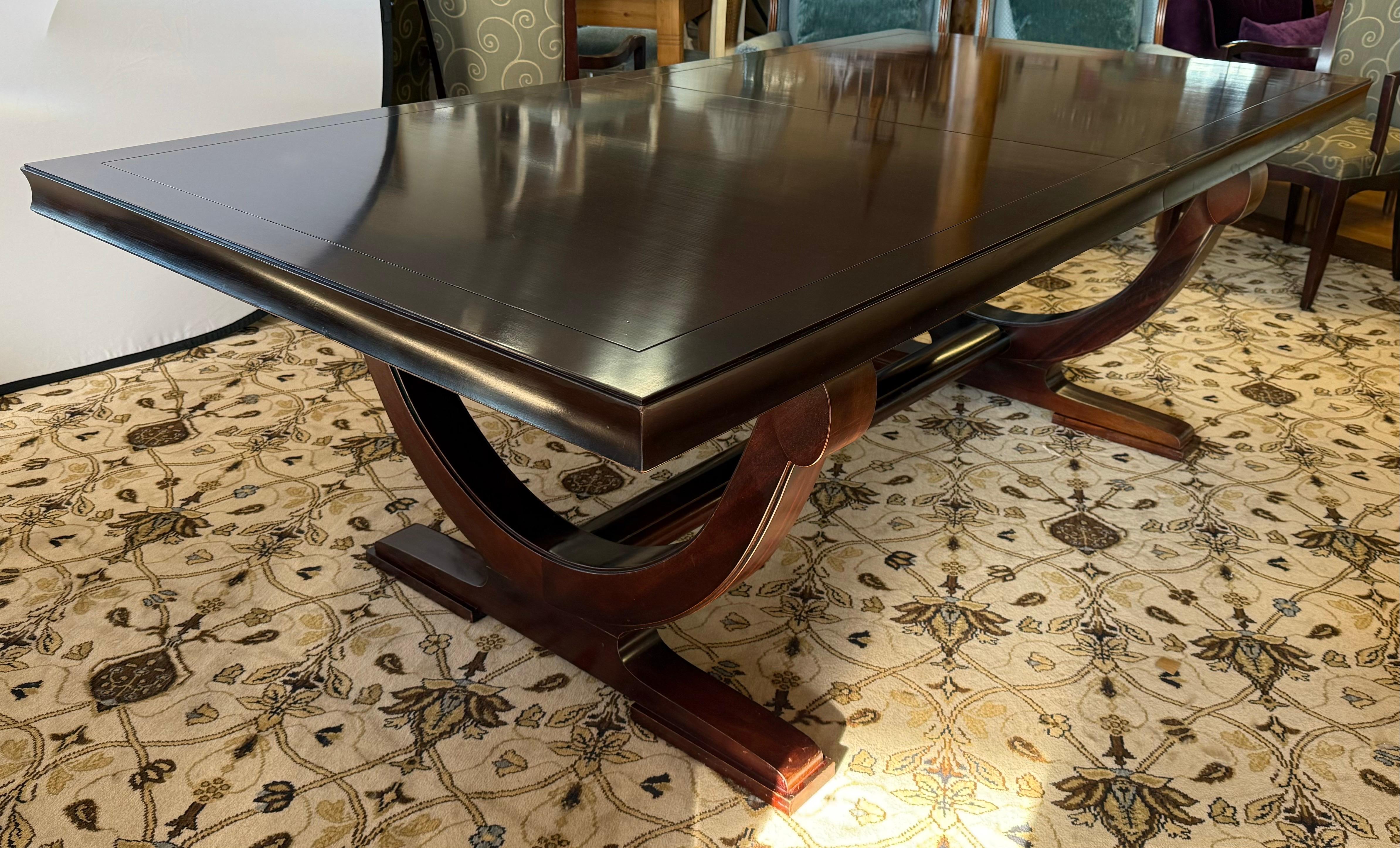 Baker Furniture Barbara Barry Designed Rectangular Expandable Dining ...