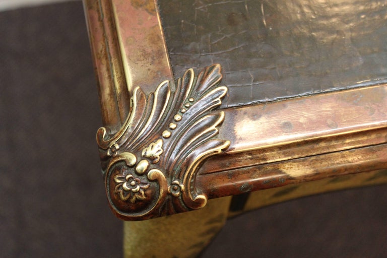 Baker Furniture Baroque Style Writing Desk with Leather Top at 1stDibs