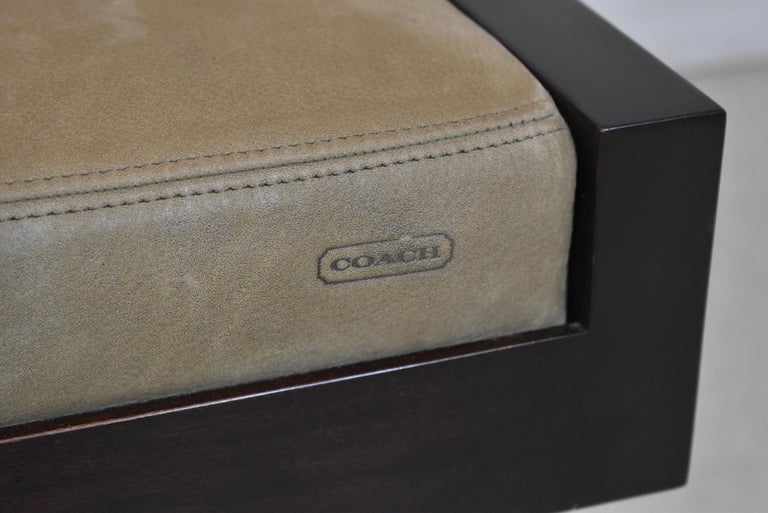 Baker Furniture Bench Coach Leather Seat at 1stDibs | coach furniture