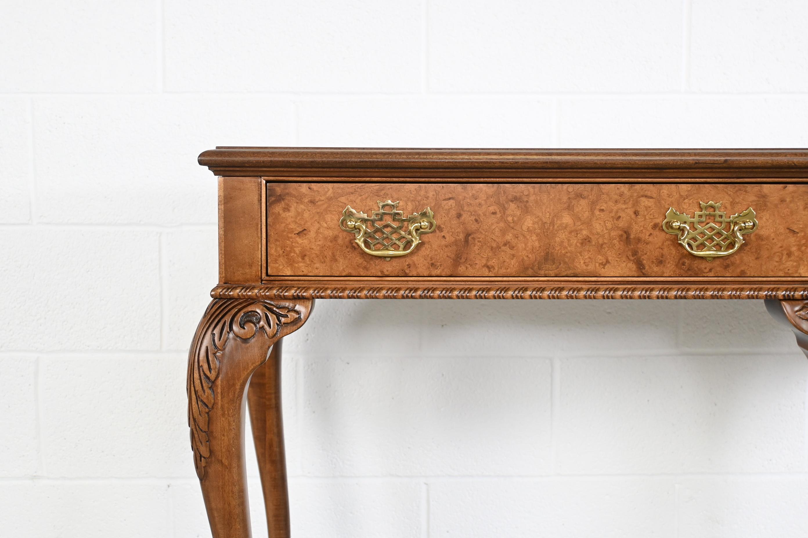 Baker Furniture Chippendale Console Table with Ball and Claw Feet For ...
