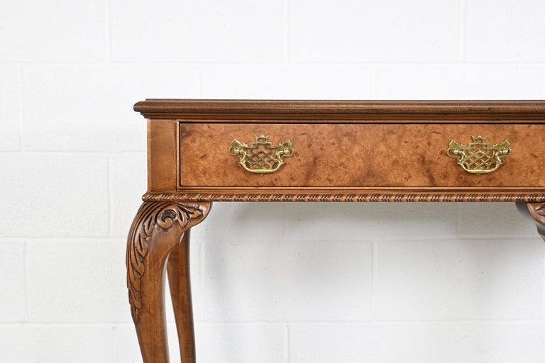 Baker Furniture Chippendale Console Table with Ball and Claw Feet For ...