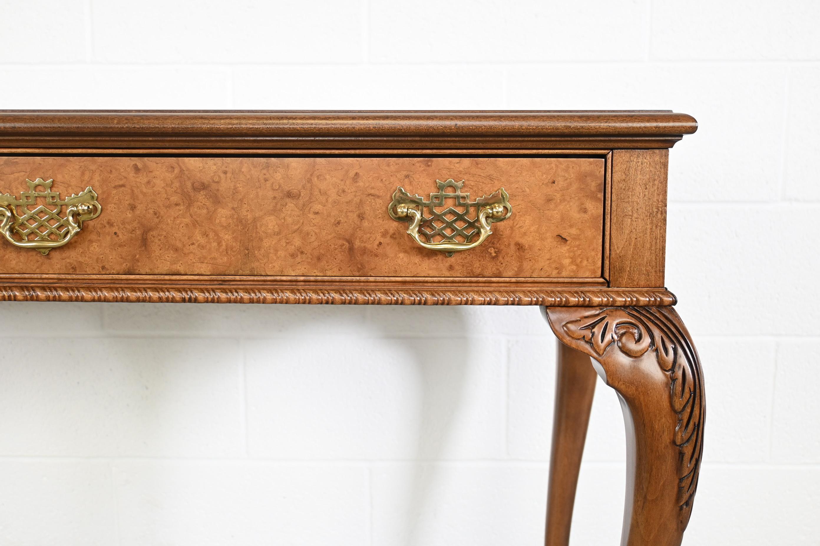 Baker Furniture Chippendale Console Table with Ball and Claw Feet For ...