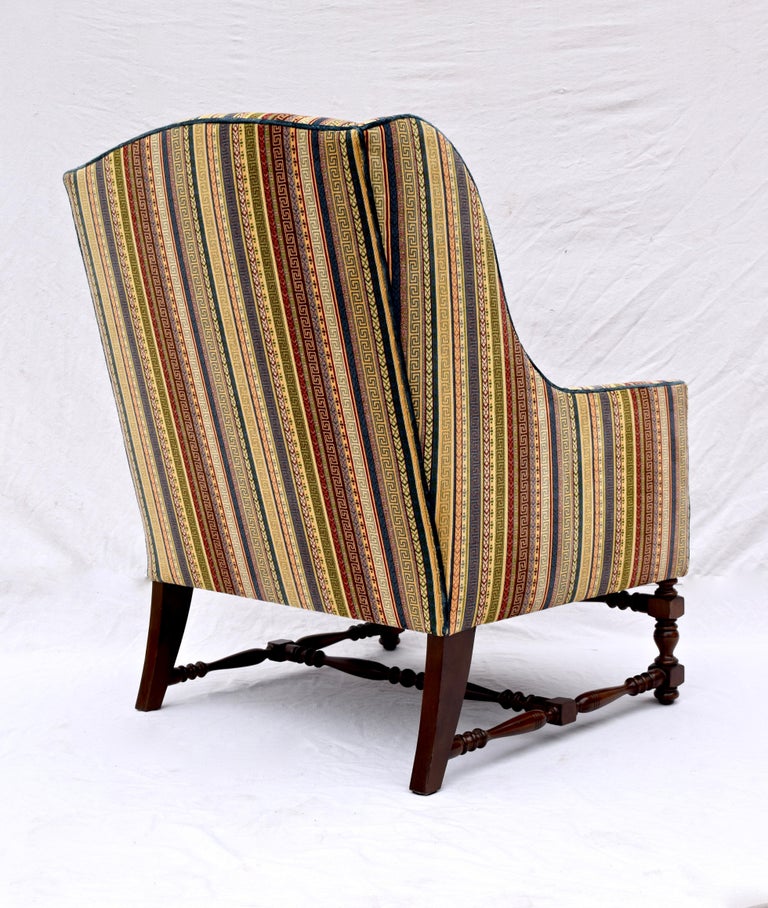 Baker Furniture Company Wingback Lounge Chair For Sale at 1stdibs