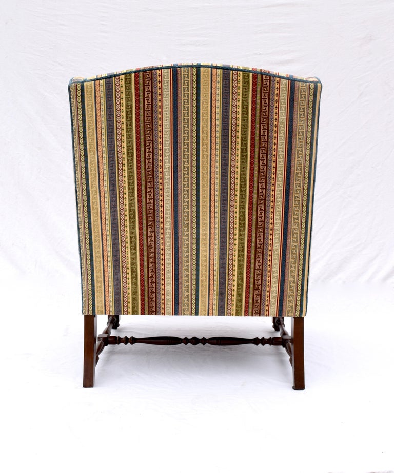 Baker Furniture Company Wingback Lounge Chair For Sale at 1stdibs