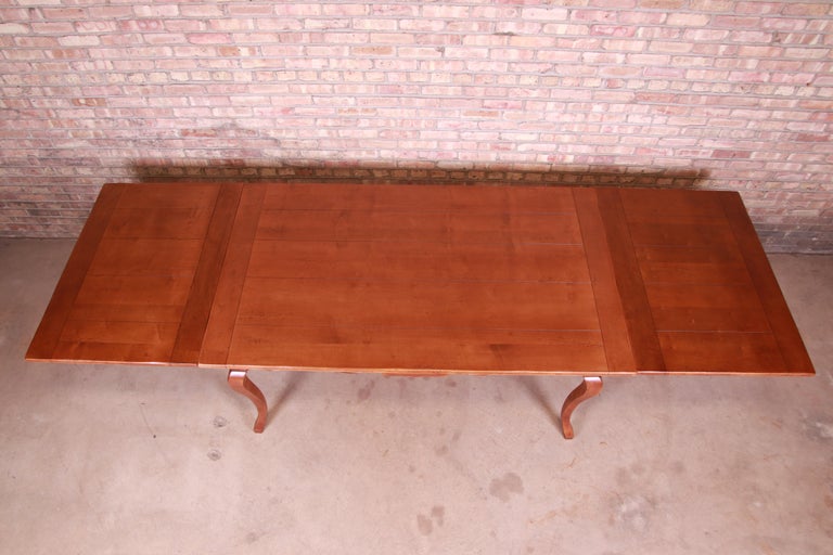 Baker Furniture French Country Harvest Farm Table, Newly Refinished For ...