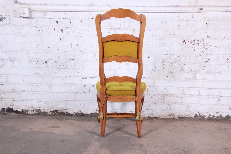 Baker Furniture French Country High Back Dining Chairs, Set of Eight at ...