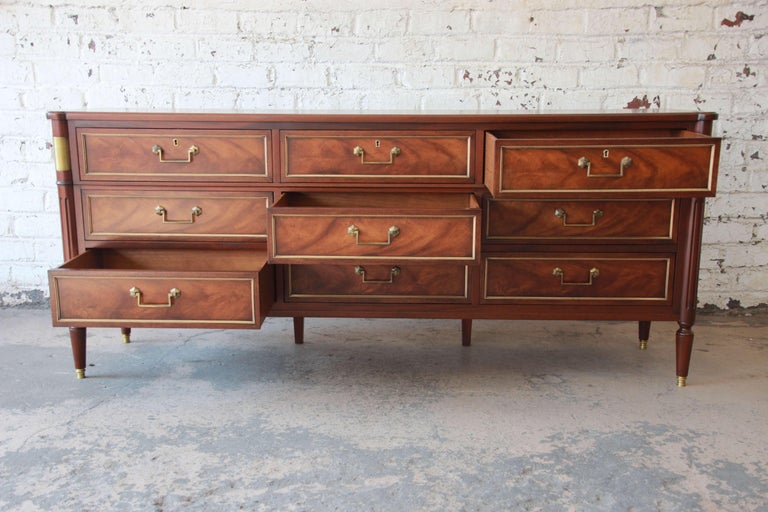 Baker Furniture French Regency Style Long Dresser or Credenza at 1stDibs