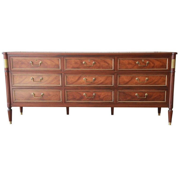Baker Furniture French Regency Style Long Dresser or Credenza at 1stDibs