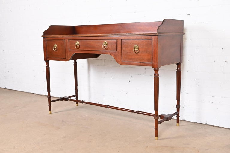 Baker Furniture Georgian Inlaid Mahogany Sideboard or Buffet Server For ...