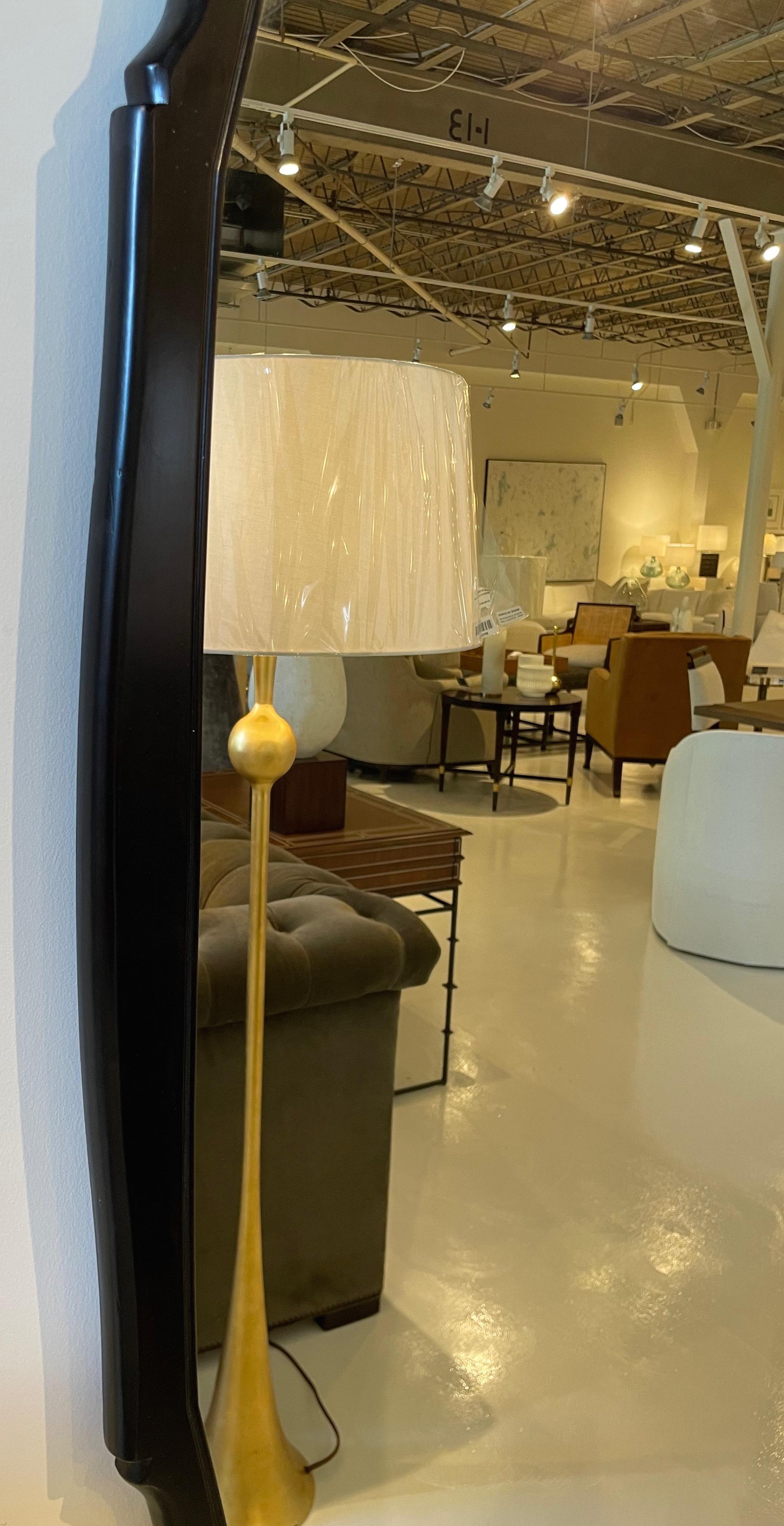 Baker Furniture Jacques Garcia Designed Wall Mirror in Ebonized Finish ...