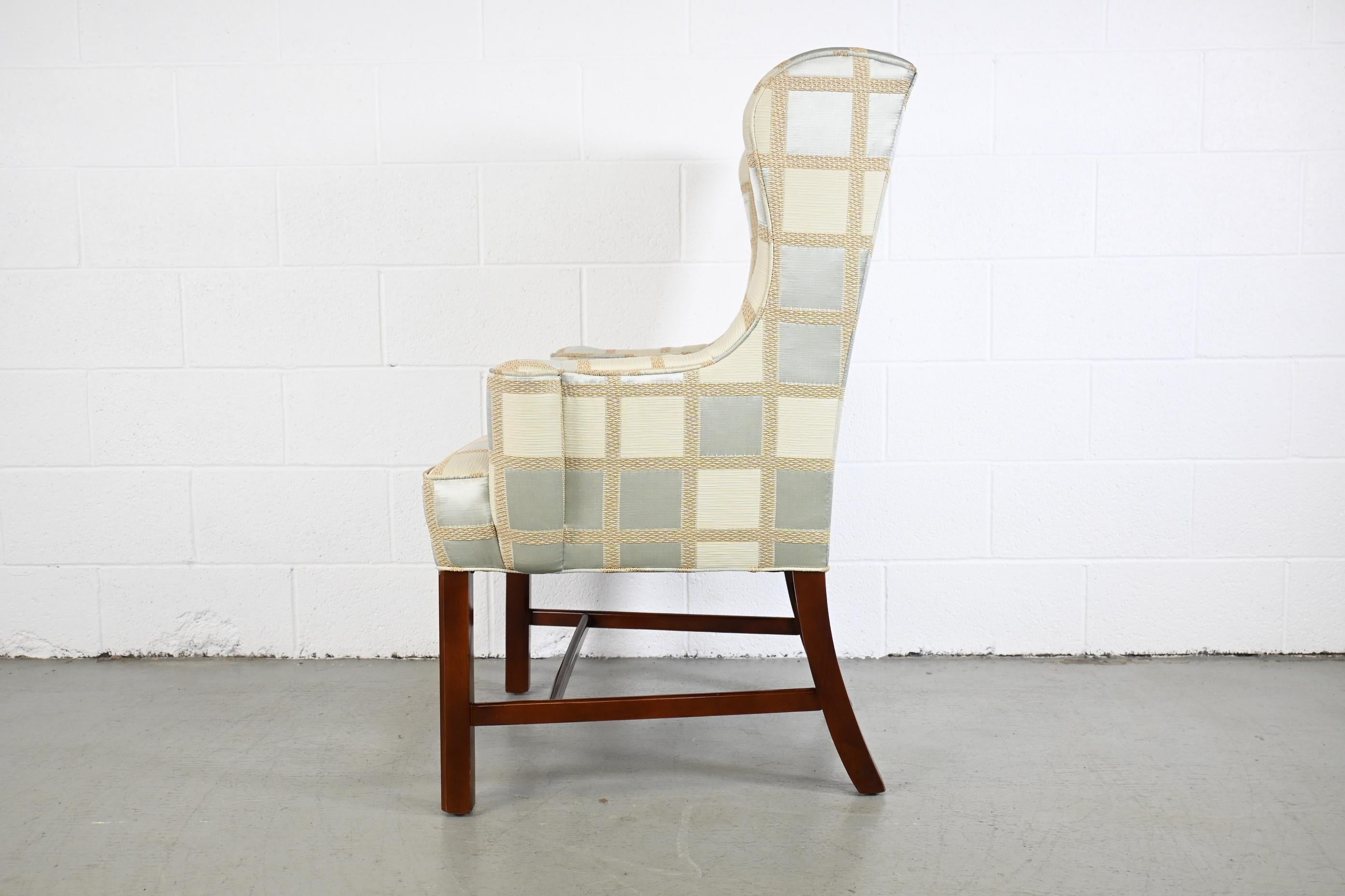 Baker Furniture Milling Road Accent Chair For Sale at 1stDibs