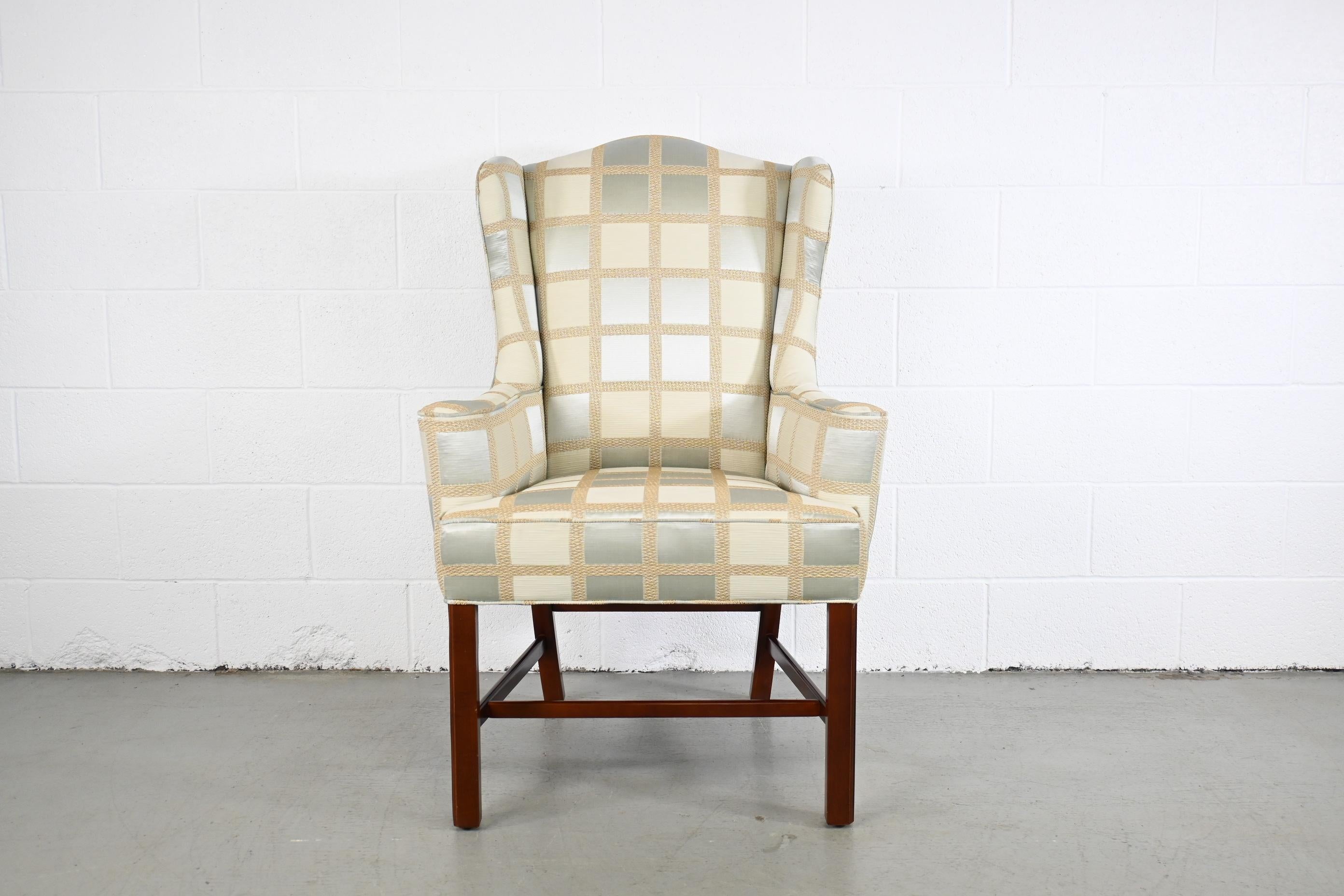 Baker Furniture Milling Road Accent Chair For Sale at 1stDibs