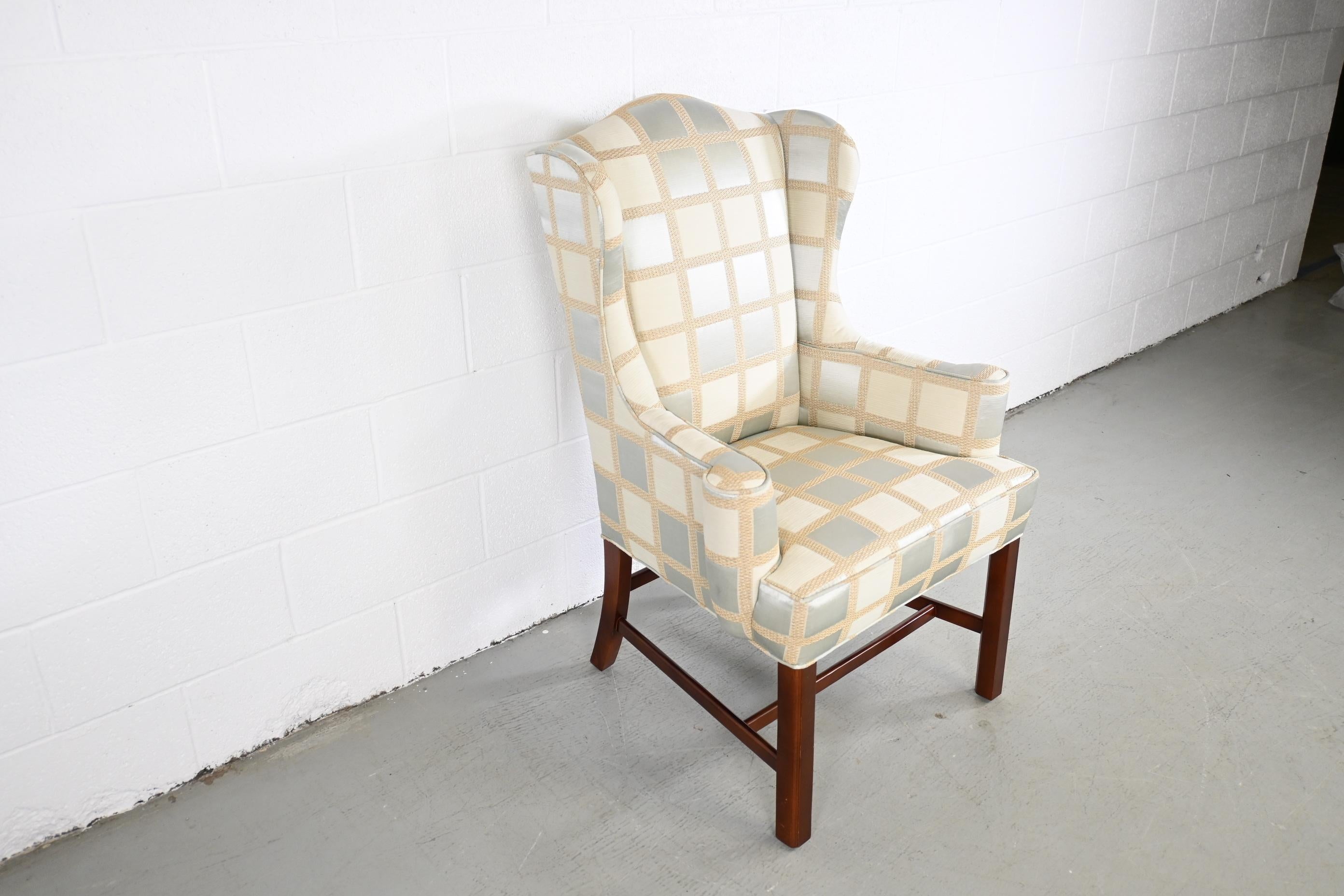 Baker Furniture Milling Road Accent Chair For Sale at 1stDibs