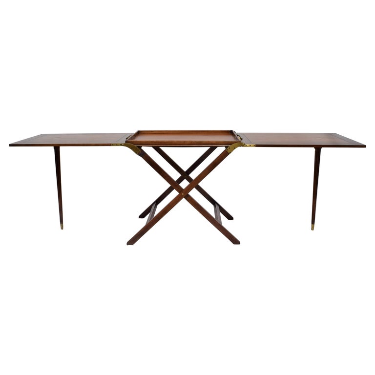 Baker Furniture Party Butler Table with Removable Tray and Butterfly ...