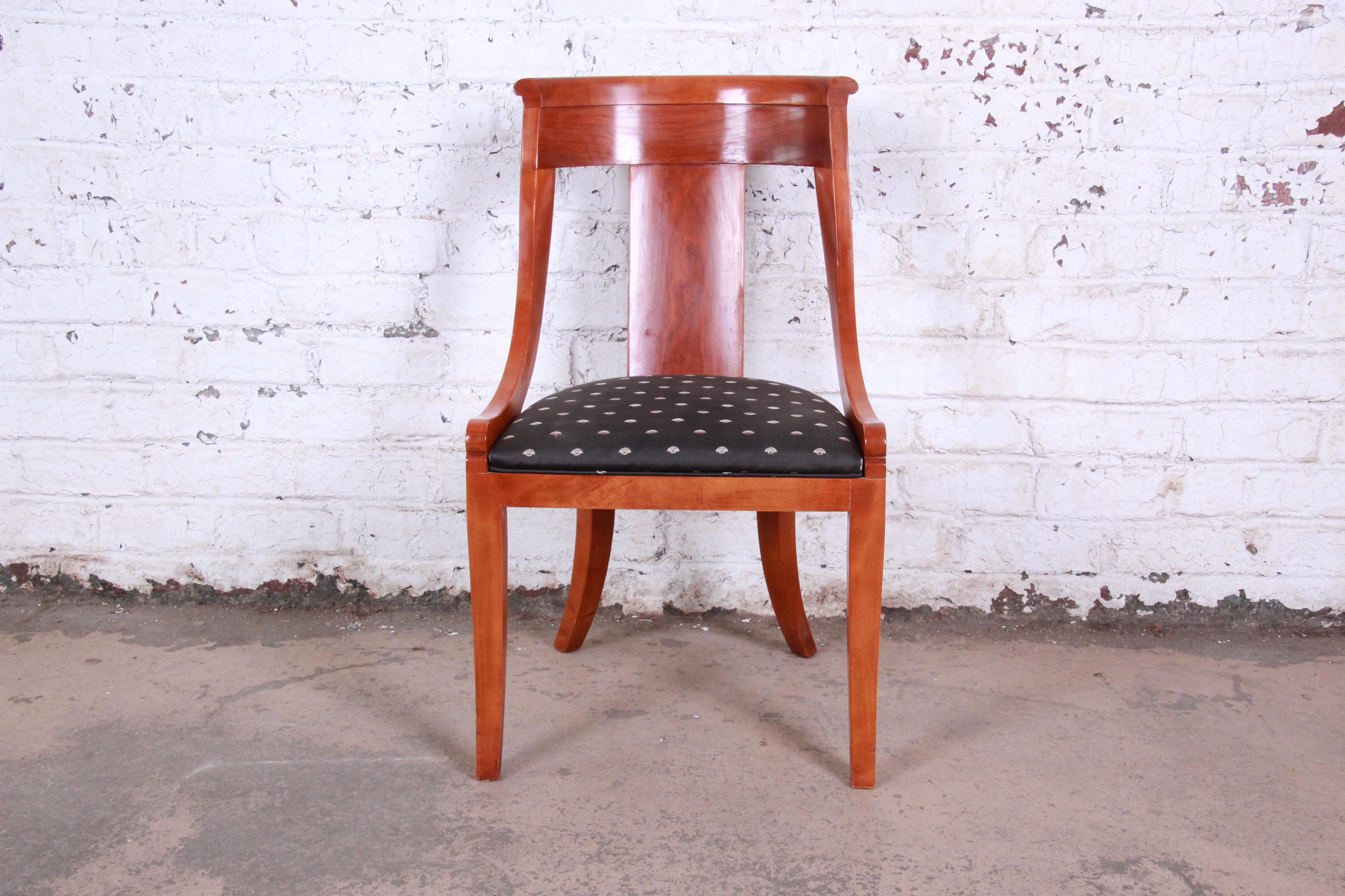 Baker Furniture Regency Dining Chairs, Set of Six at 1stDibs