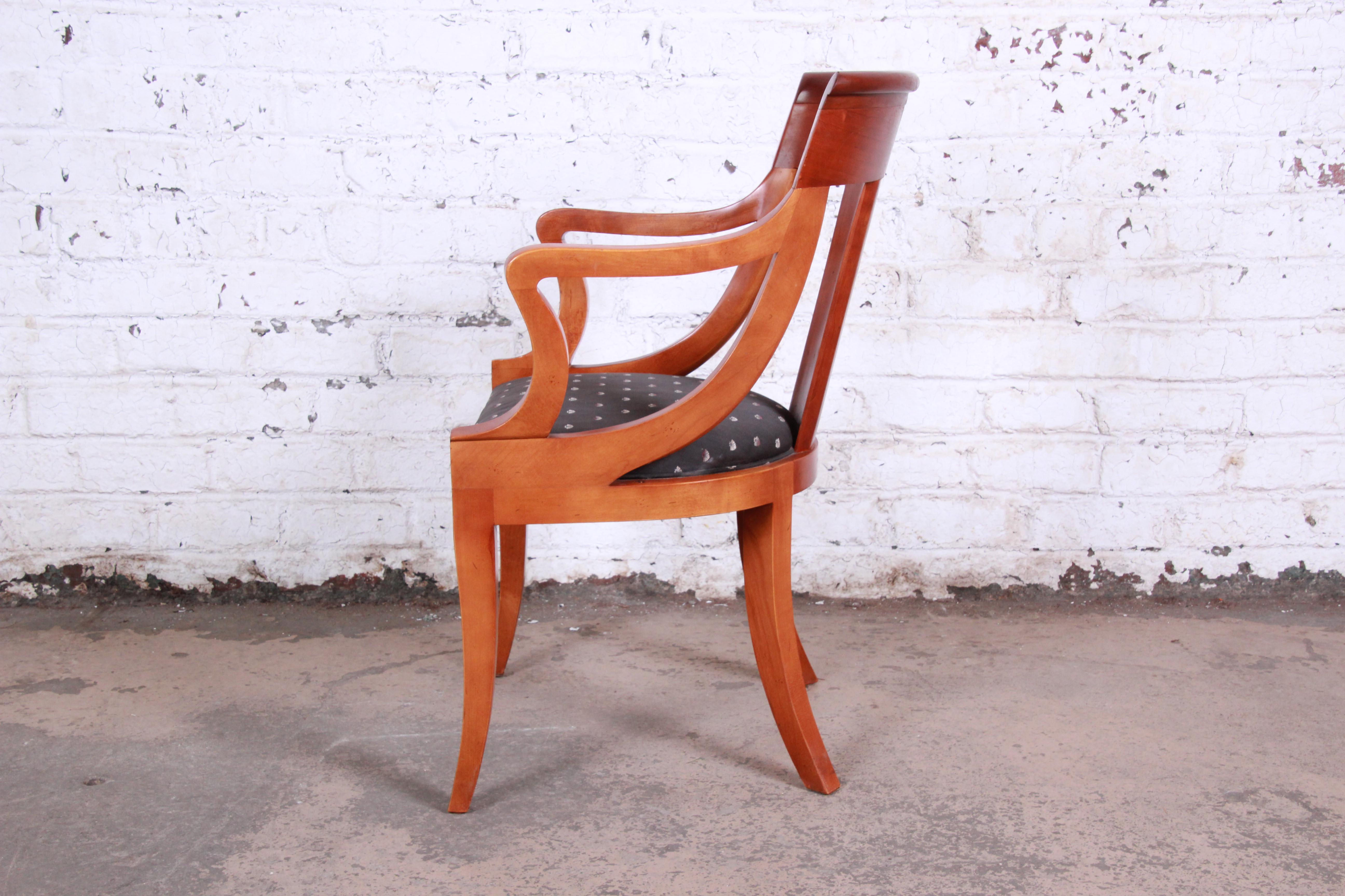 Baker Furniture Regency Dining Chairs, Set of Six at 1stDibs