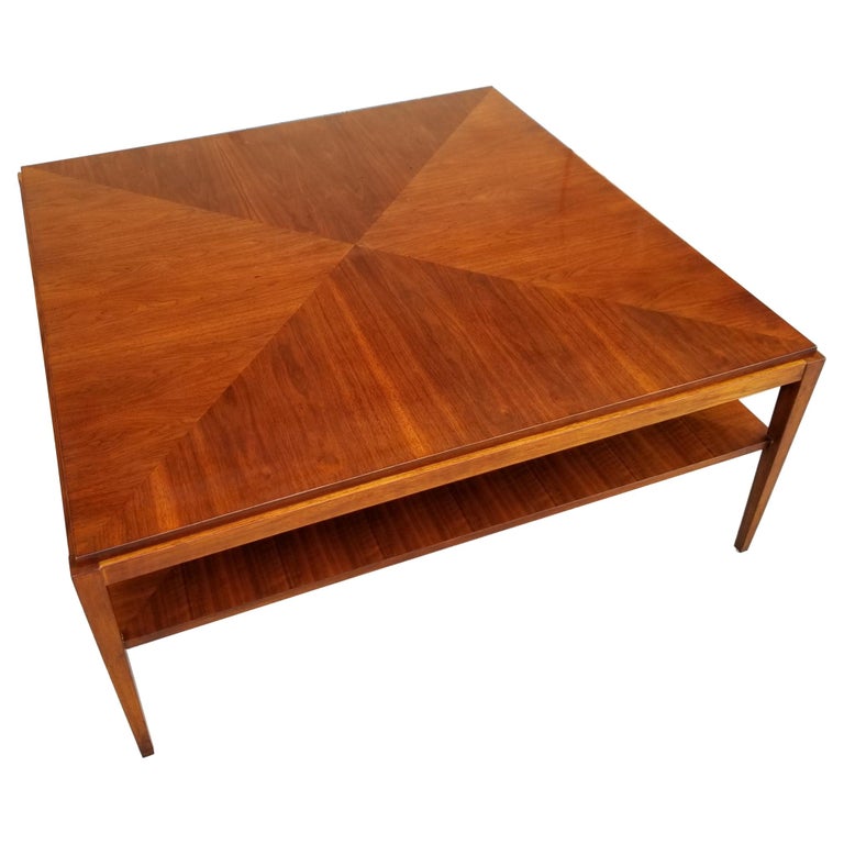 Baker Furniture Square Coffee Table at 1stDibs