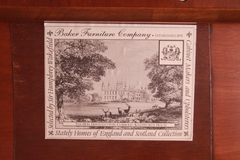 Baker Furniture Stately Homes Georgian Mahogany Dining Table, Newly ...