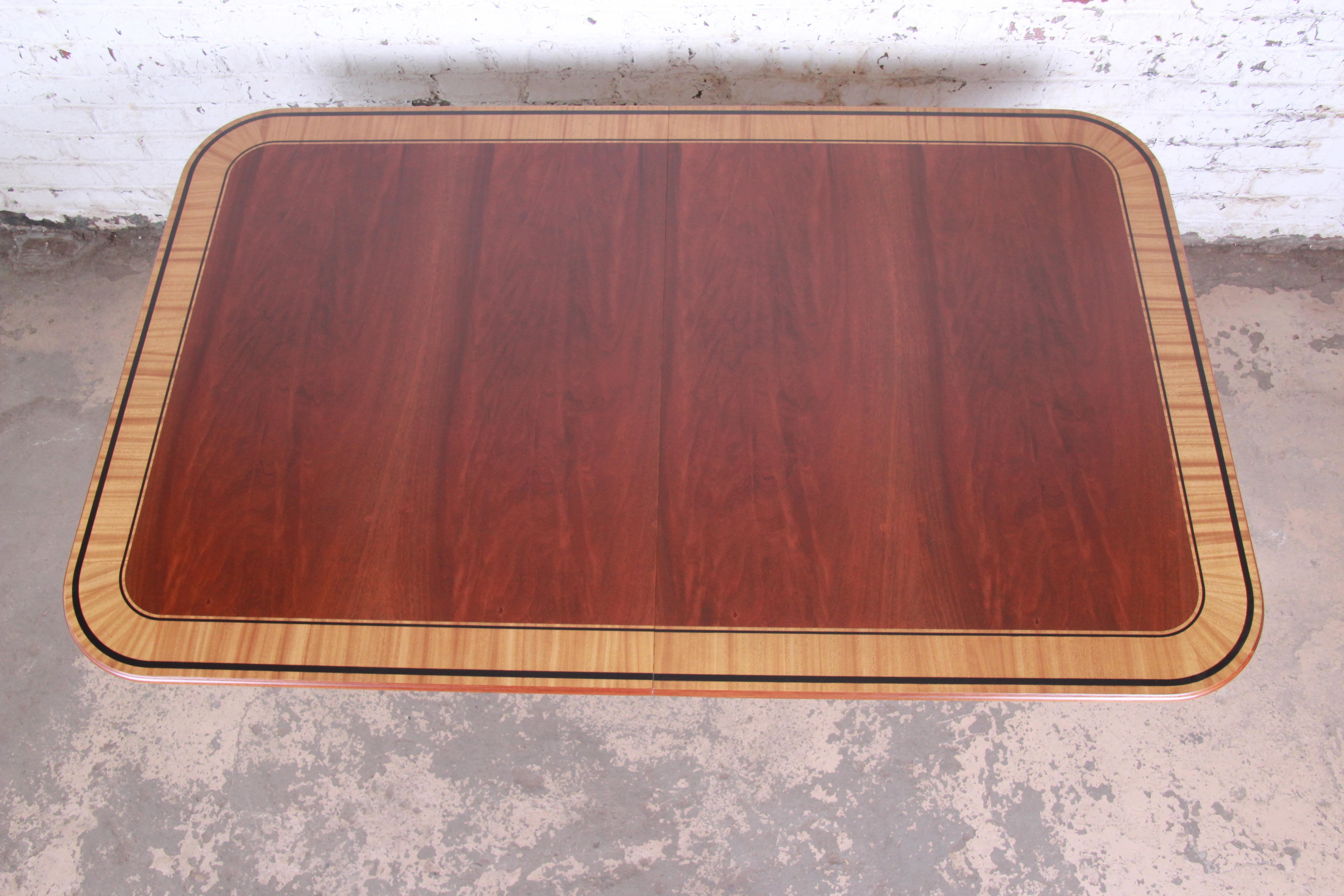 Baker Furniture Stately Homes Georgian Mahogany Dining Table, Newly ...