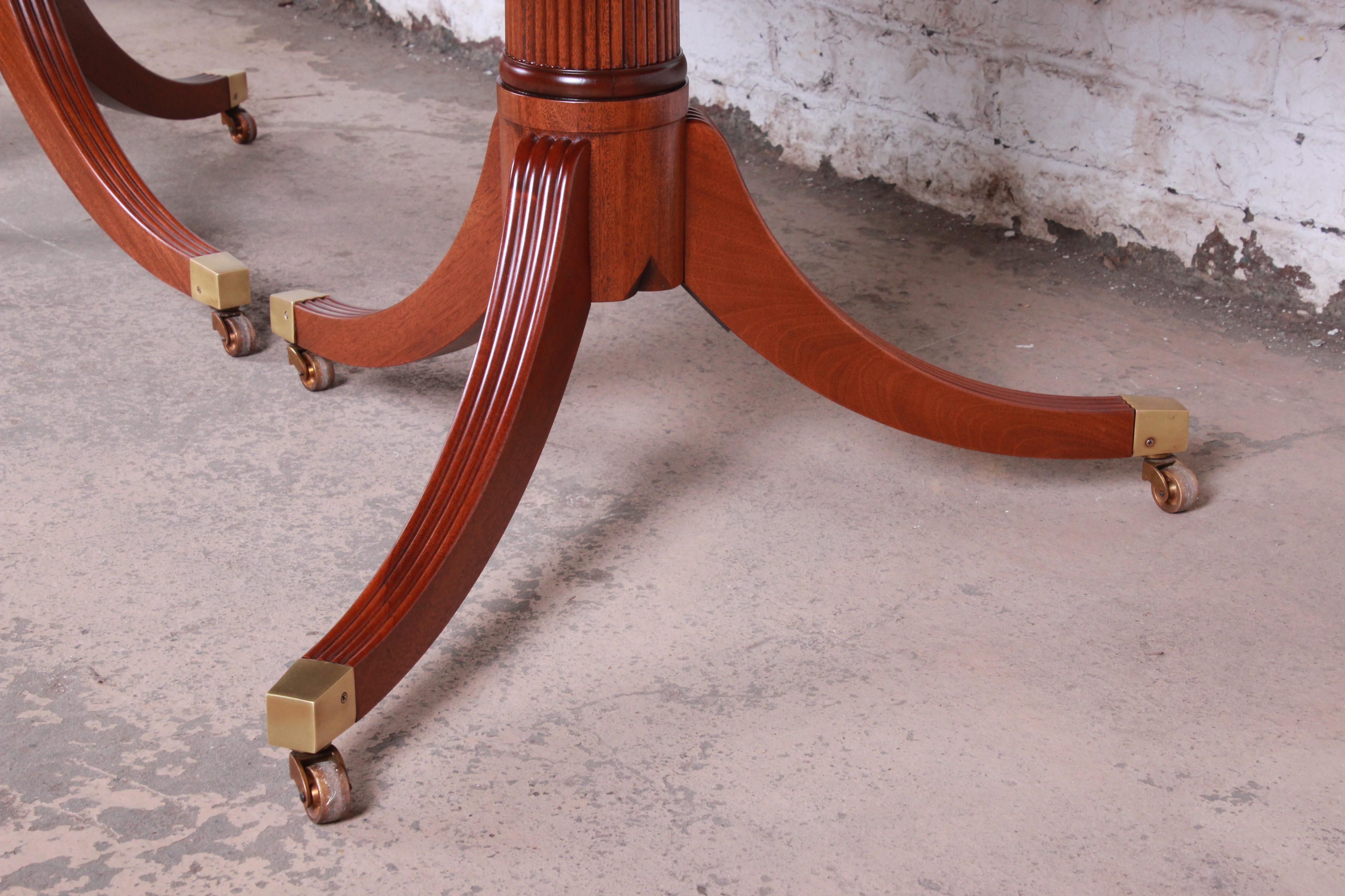 Baker Furniture Stately Homes Georgian Mahogany Dining Table, Newly ...