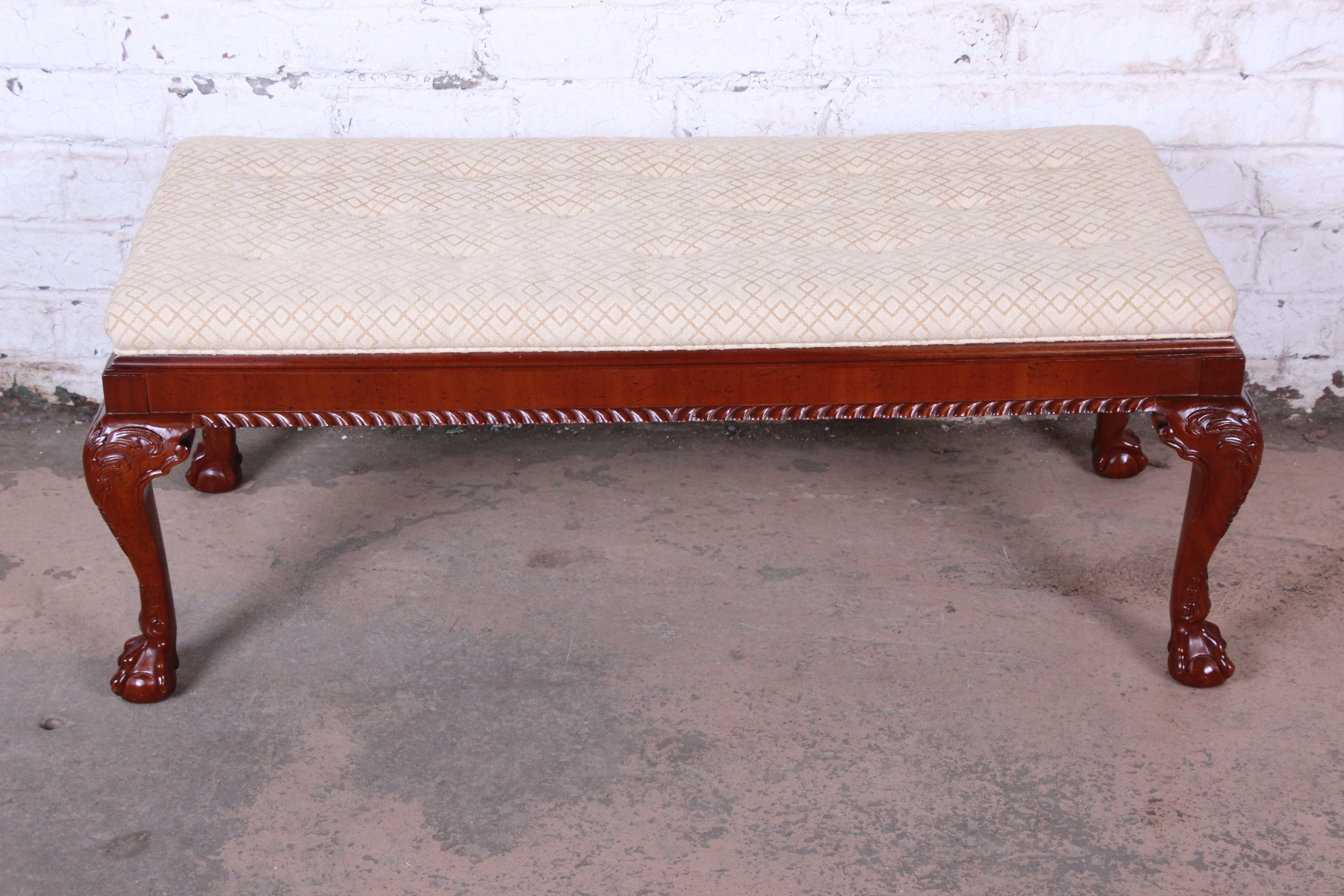 Baker Furniture Stately Homes Irish Baroque Window Bench at 1stDibs ...