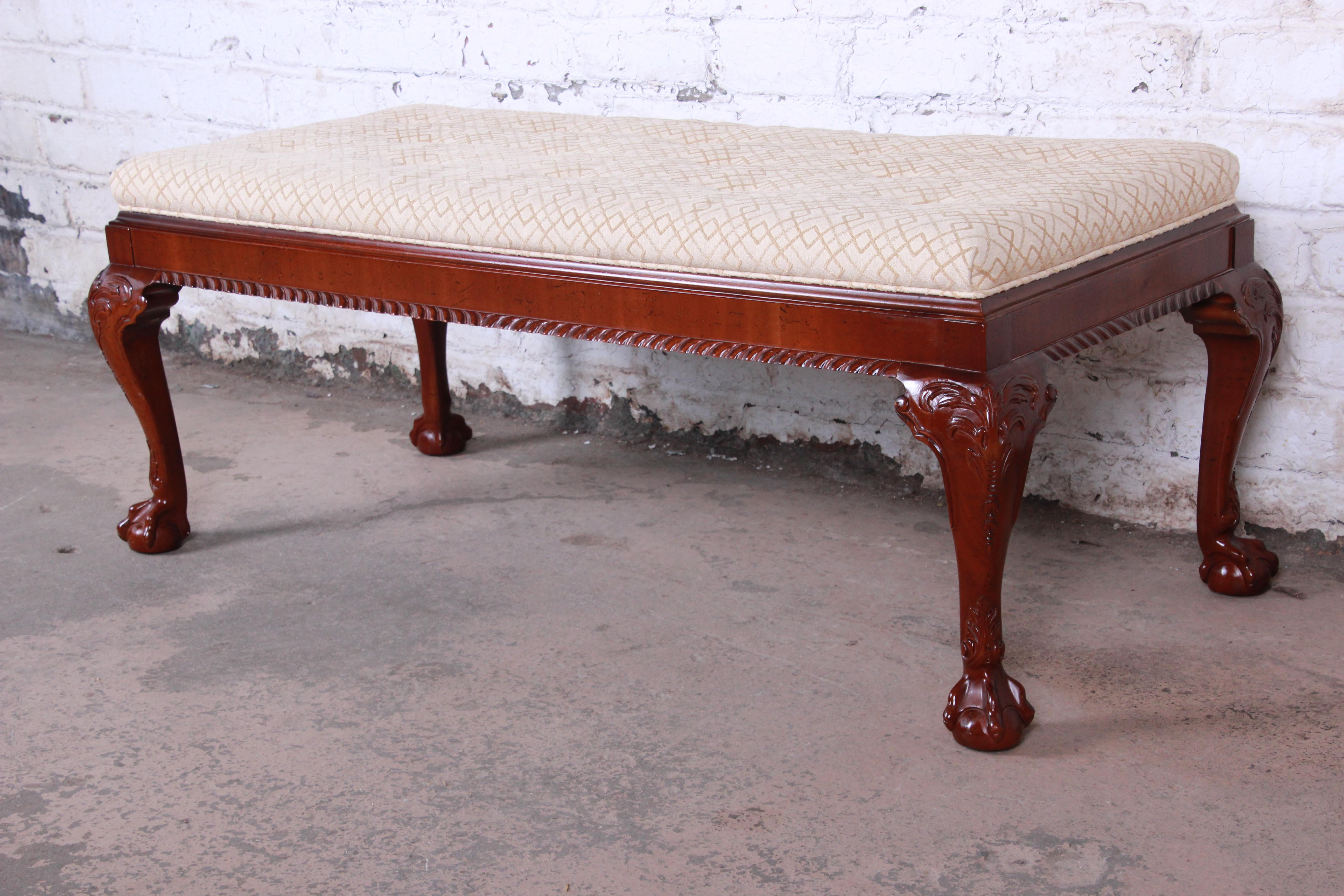 Baker Furniture Stately Homes Irish Baroque Window Bench at 1stDibs ...
