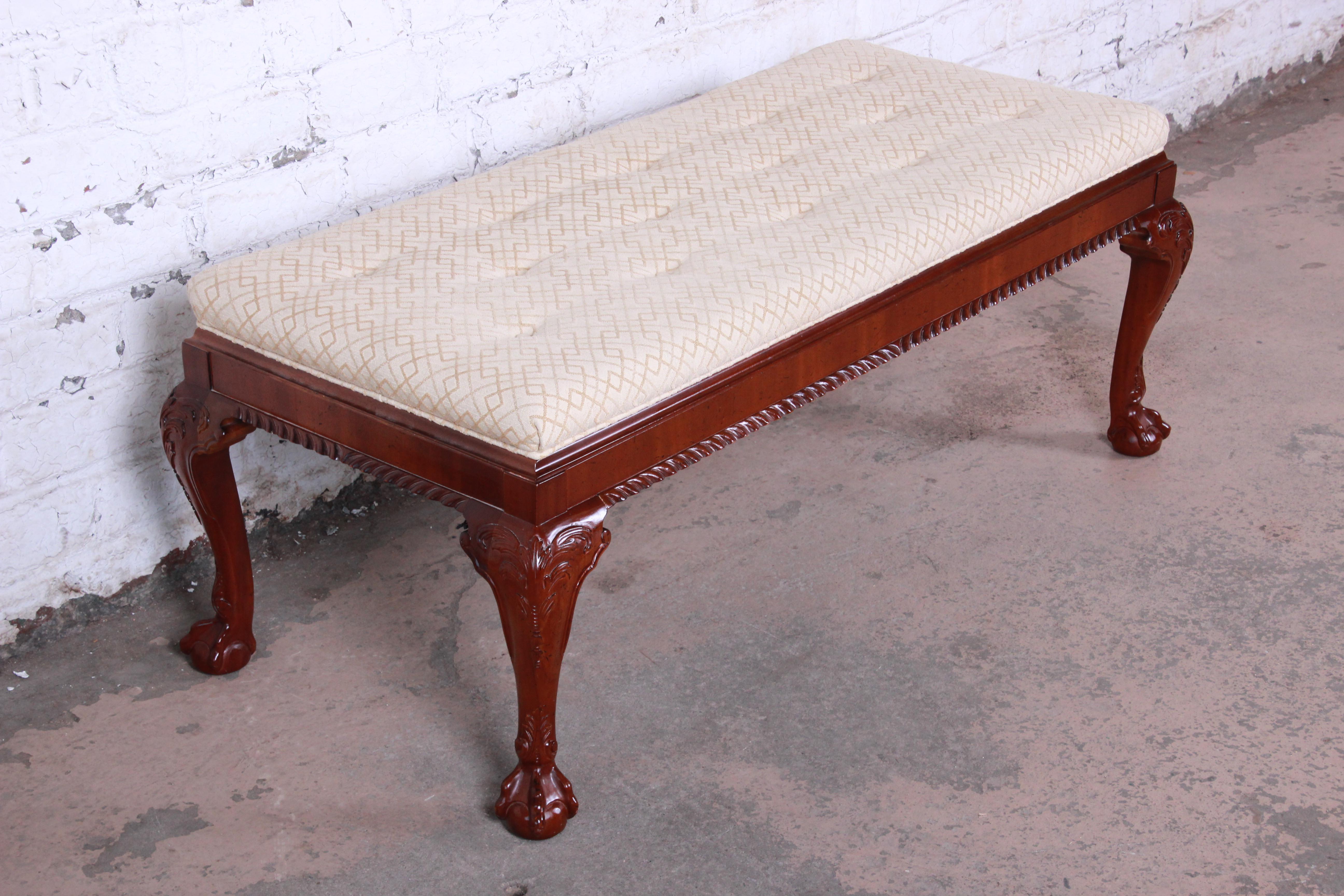 Baker Furniture Stately Homes Irish Baroque Window Bench at 1stDibs ...