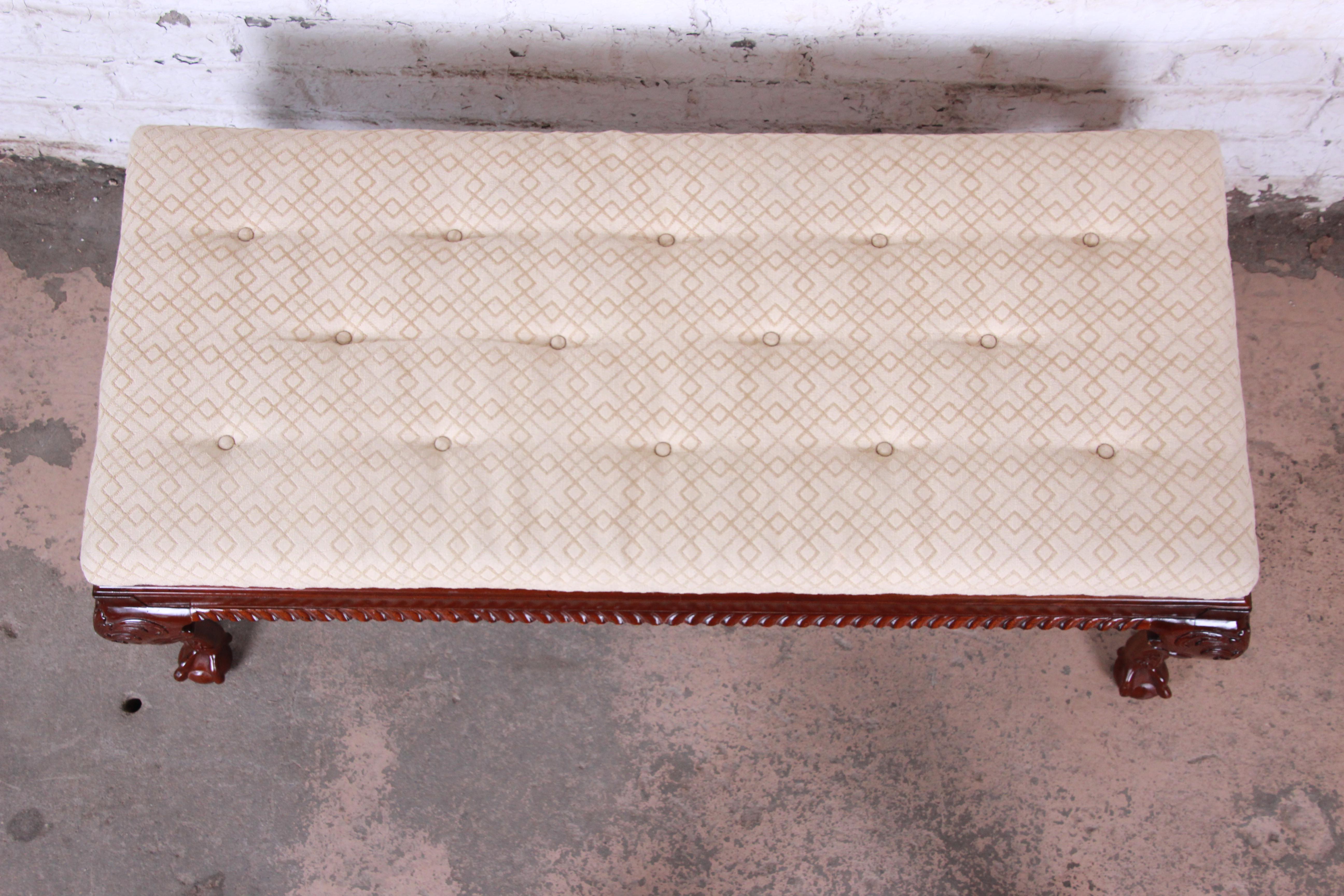 Baker Furniture Stately Homes Irish Baroque Window Bench at 1stDibs ...